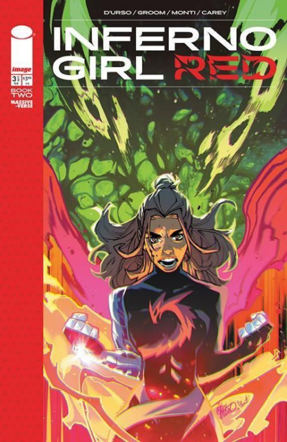 Inferno Girl Red: Book Two #3 (Erica Durso Cover) | Fresh Comics
