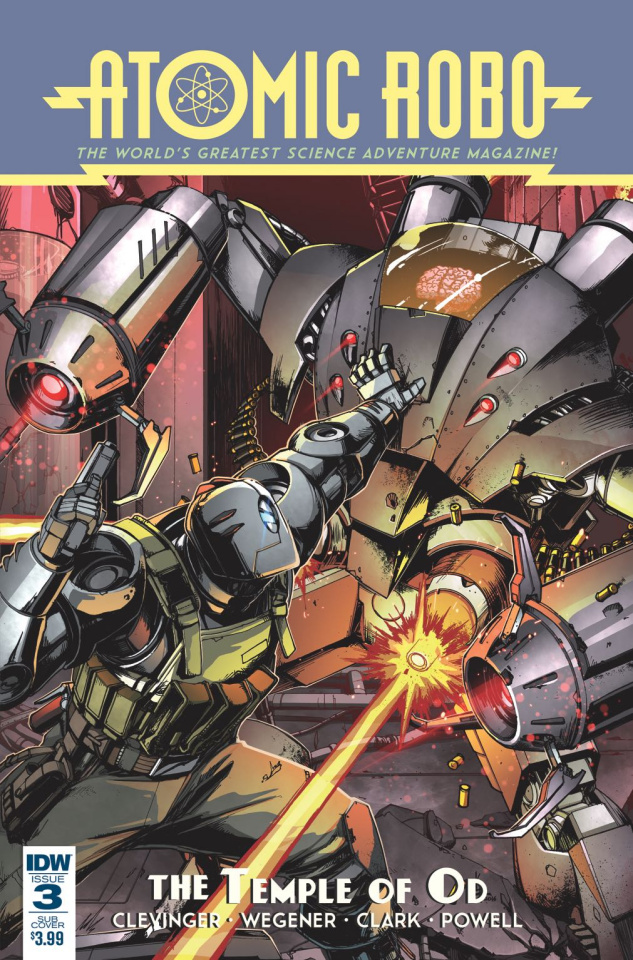 Atomic Robo and The Temple of Od #3 (Subscription Cover) | Fresh Comics