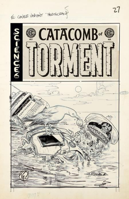 EC: Catacomb of Torment #7 (1:20 Tom Fowler B&W Artist Edition Cover ...