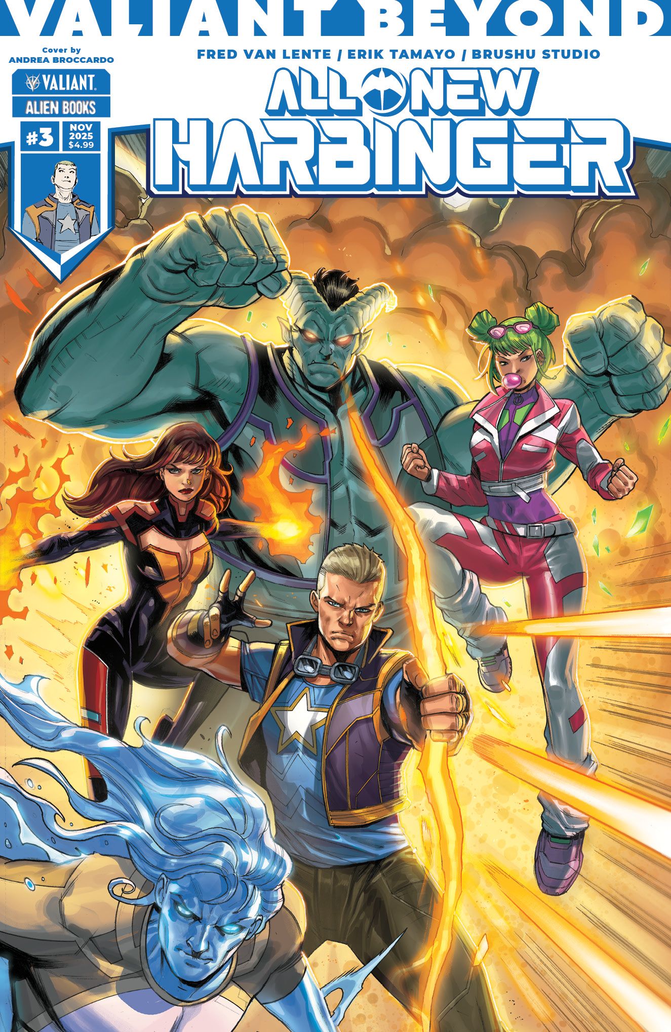 Valiant Beyond: All-New Harbinger #3 (Broccardo Cover) | Fresh Comics