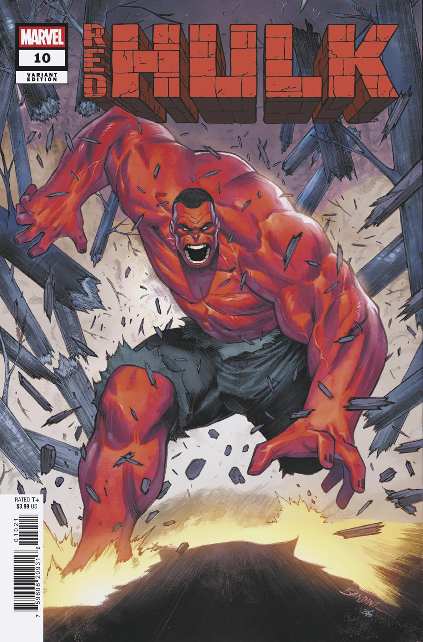 Red Hulk #10 (Michele Bandini Cover) | Fresh Comics