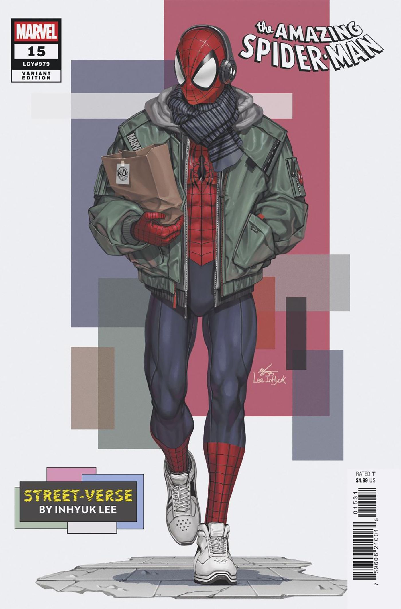 The Amazing Spider-Man #15 (Inhyuk Lee Street-Verse Cover) | Fresh Comics