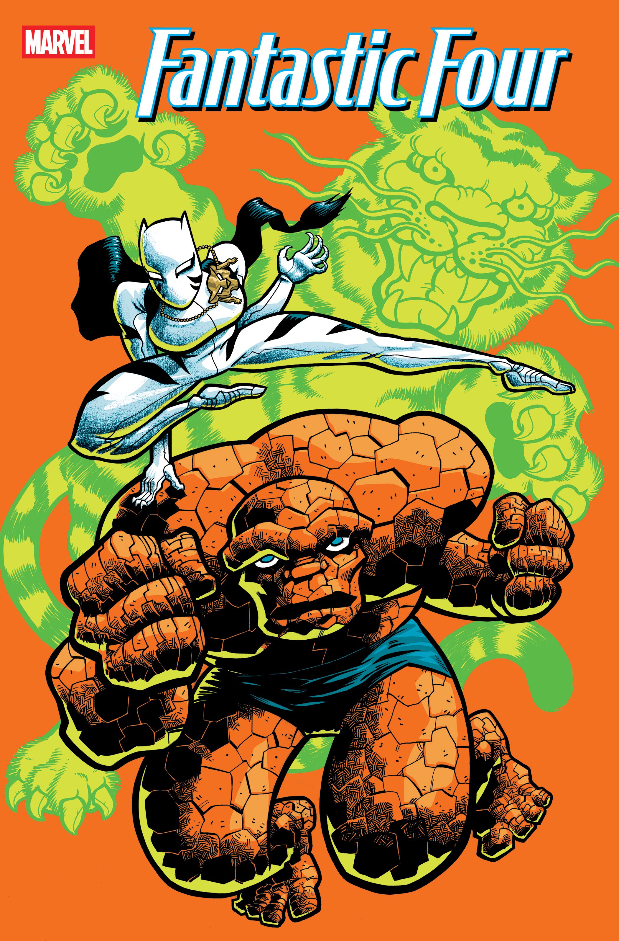 Fantastic Four #4 (J. Gonzo White Tiger Team-Up Cover) | Fresh Comics