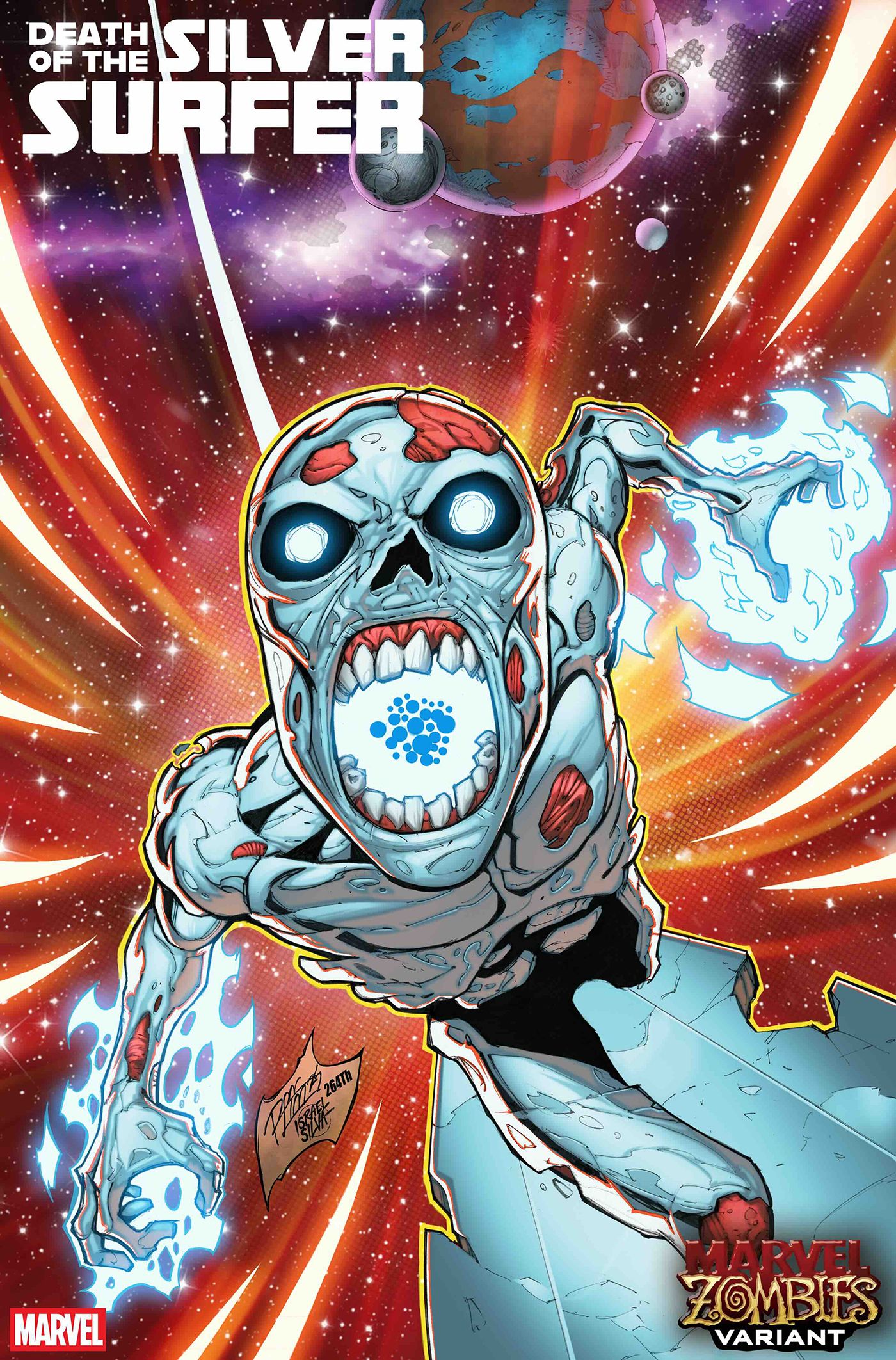 Death of the Silver Surfer #5 (Ron Lim Marvel Zombies Cover) | Fresh Comics