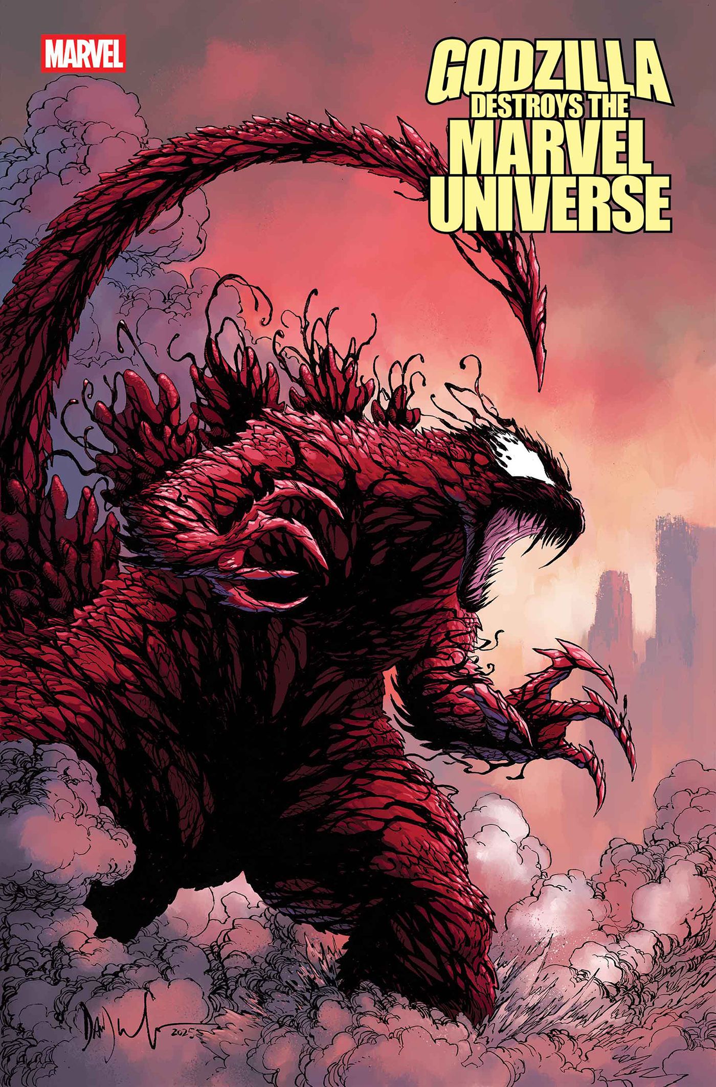Godzilla Destroys the Marvel Universe #5 (Dave Wachter Marvelized ...