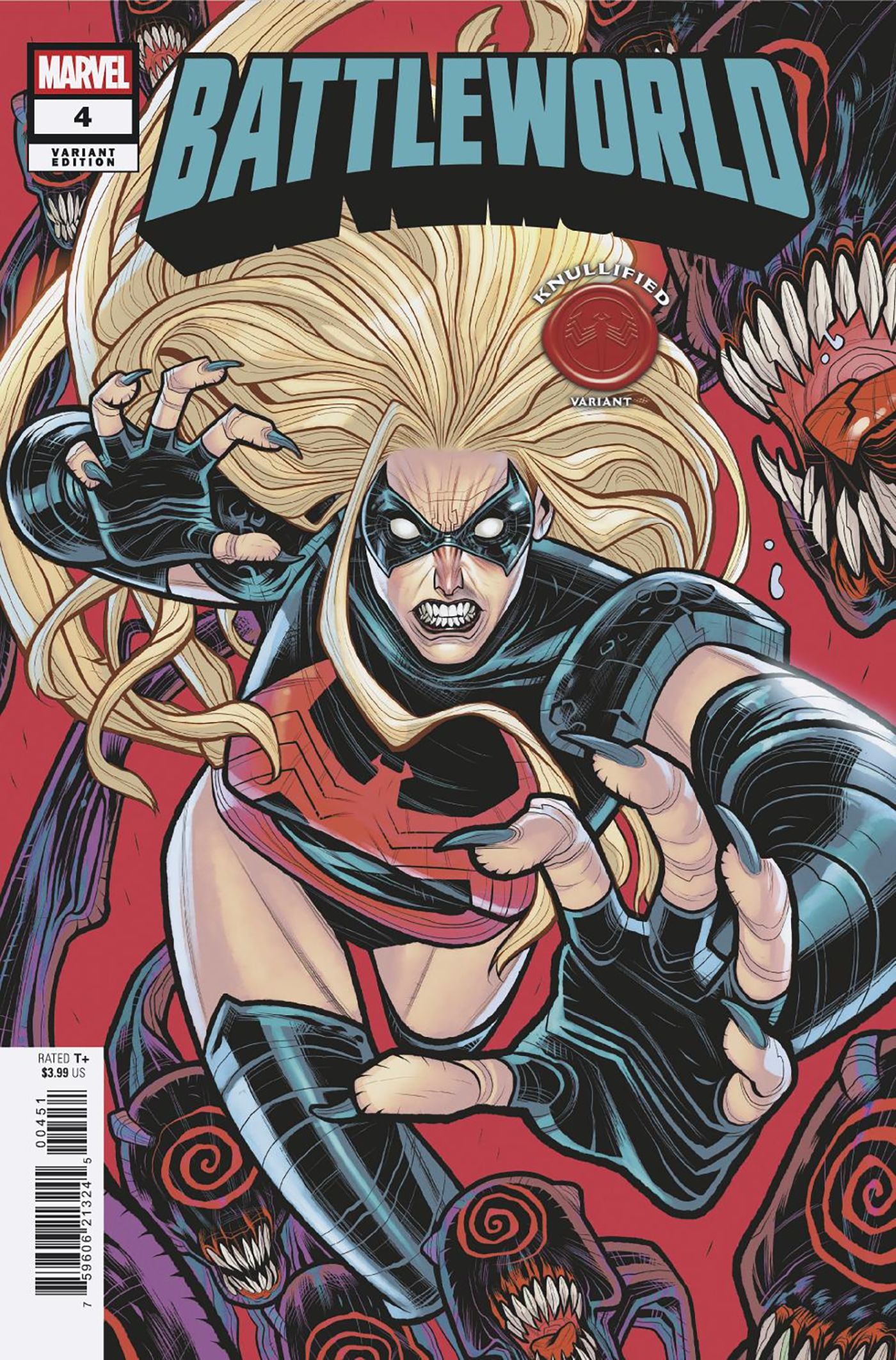 Battleworld #4 (Elizabeth Torque Knullified Cover) | Fresh Comics