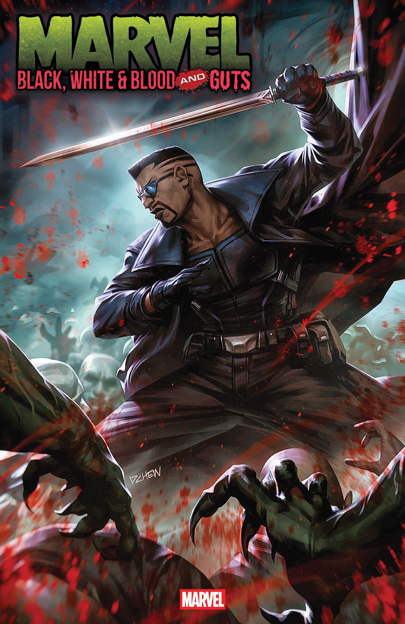 Marvel: Black, White & Blood and Guts #1 (Derrick Chew Cover) | Fresh Comics