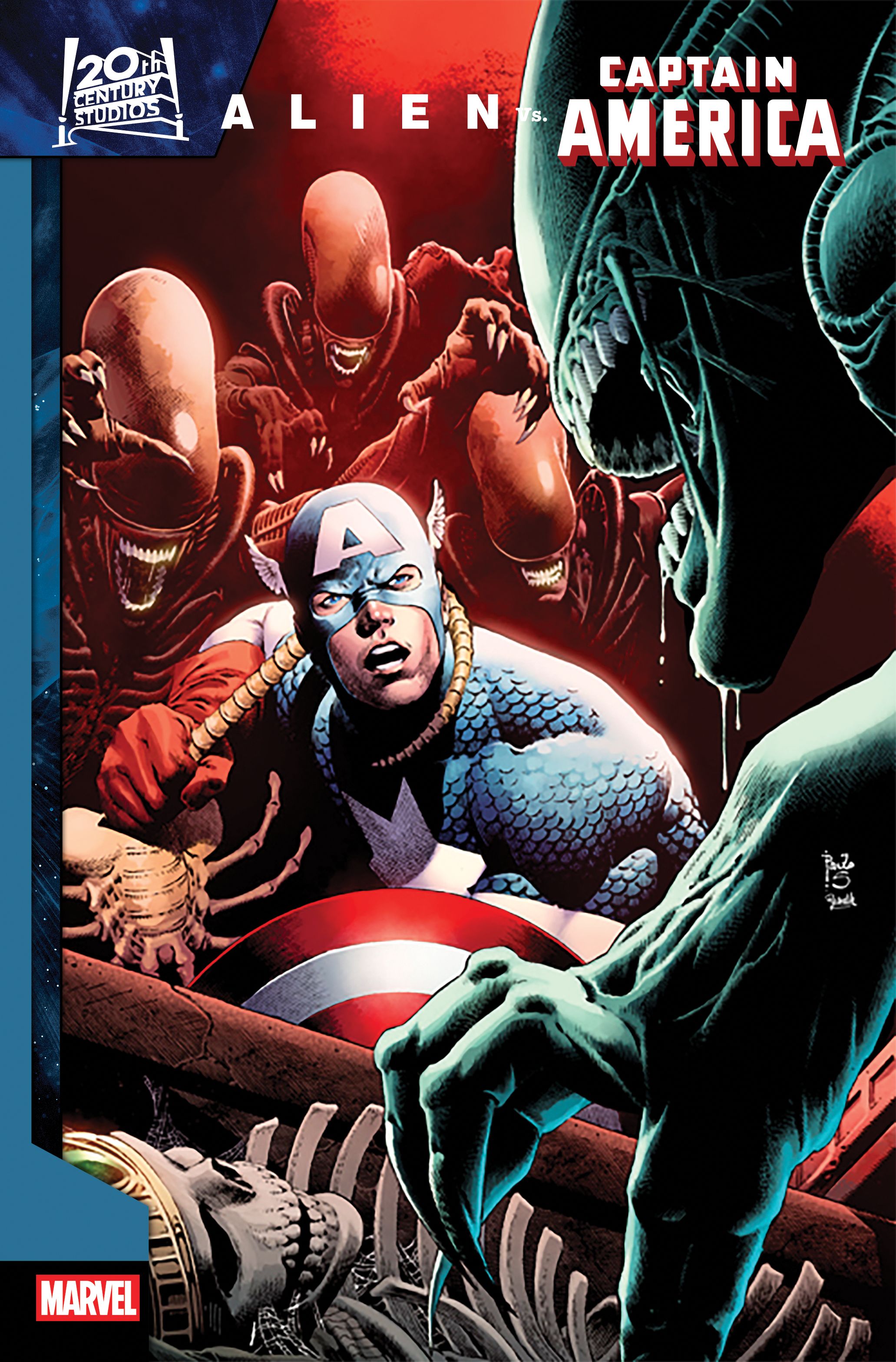 Alien vs. Captain America #1 (Paulo Siqueira Cover) | Fresh Comics
