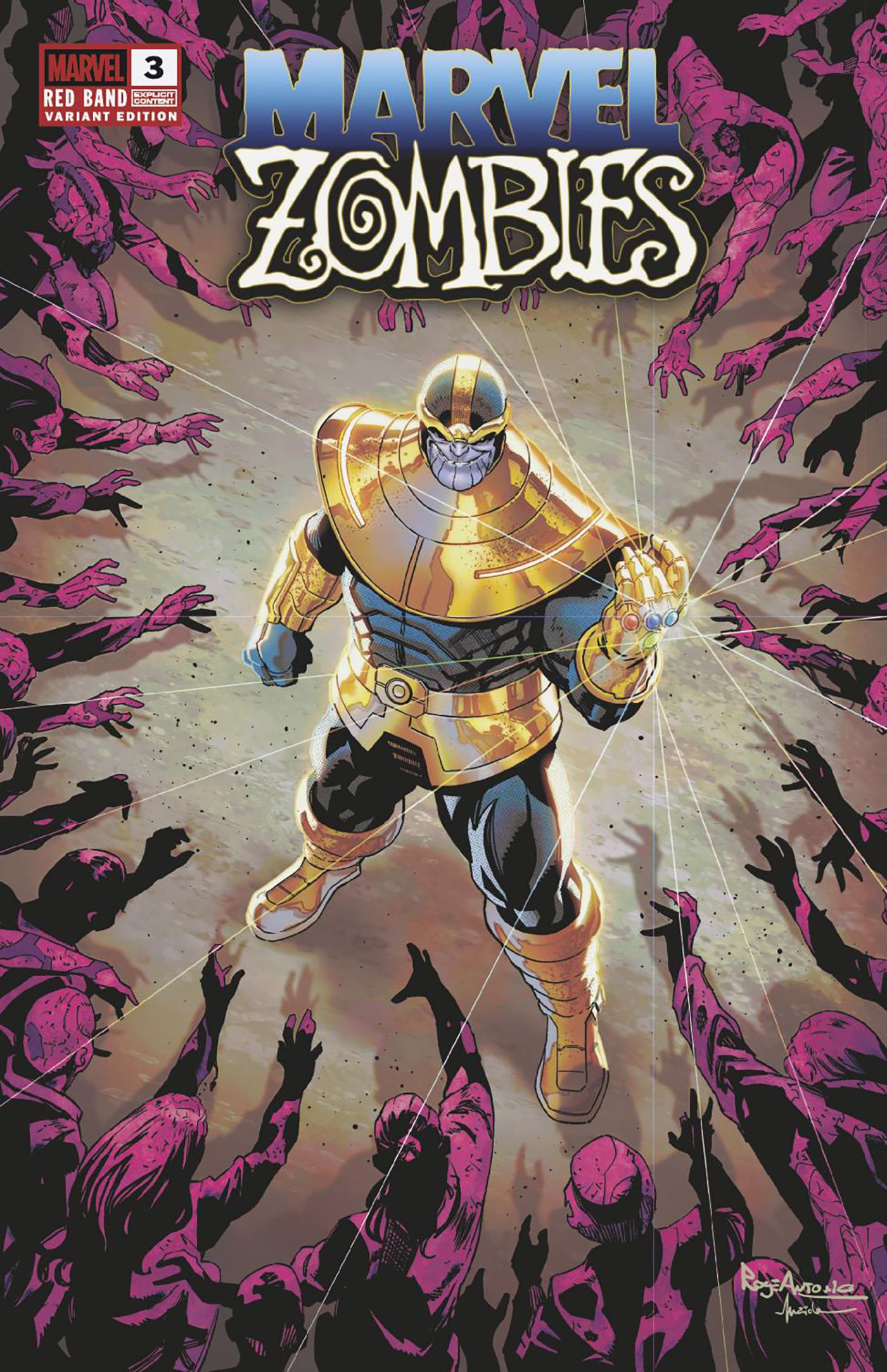 Marvel Zombies: Red Band #3 (Roge Antonio Cover) | Fresh Comics