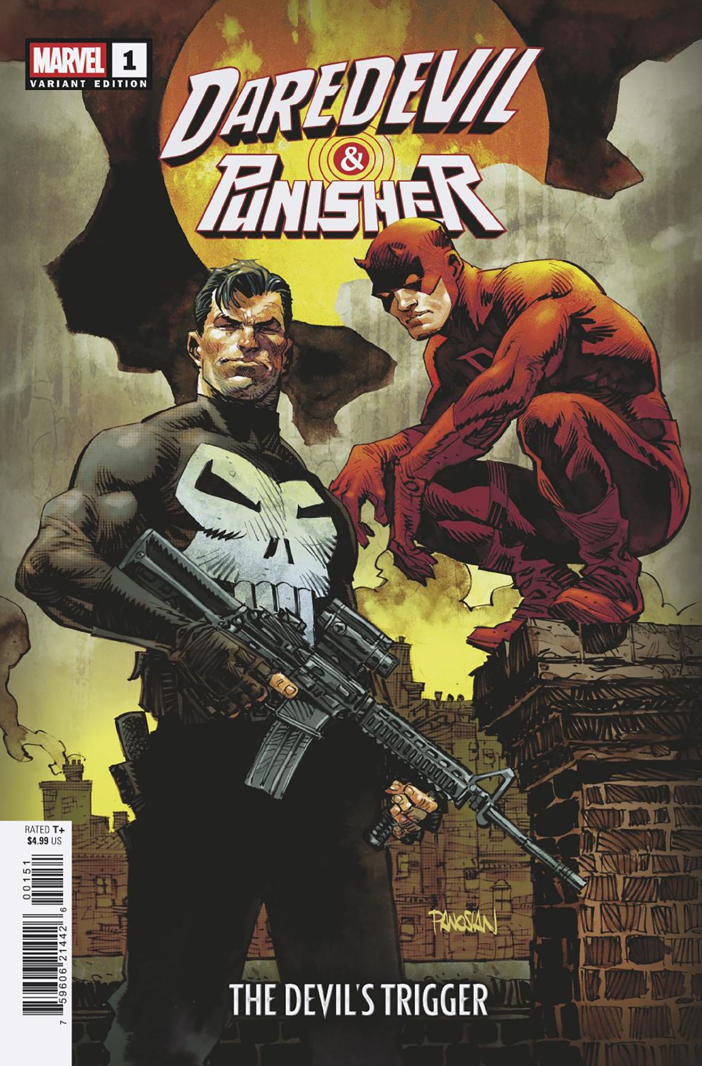 Daredevil / Punisher: The Devil's Trigger #1 (Dan Panosian Cover) | Fresh Comics