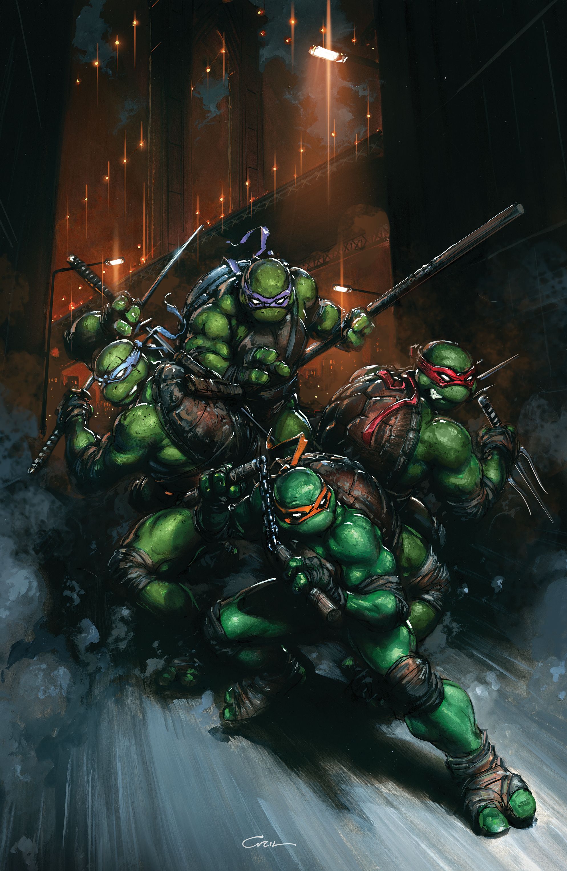 Teenage Mutant Ninja Turtles #13 (Crain Full Art 1:50 Cover) | Fresh Comics