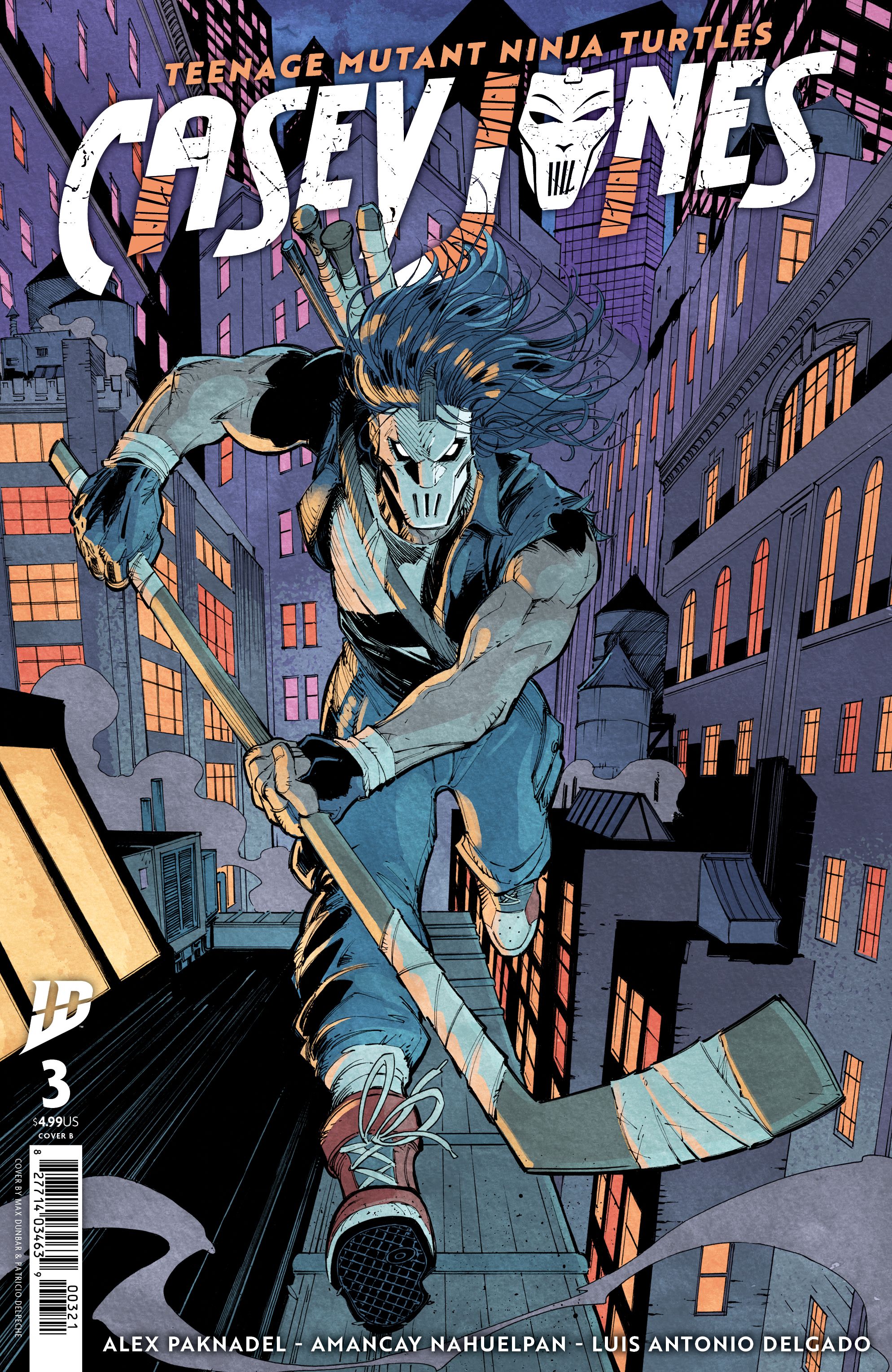 Teenage Mutant Ninja Turtles: Casey Jones #3 (Dunbar Cover) | Fresh Comics