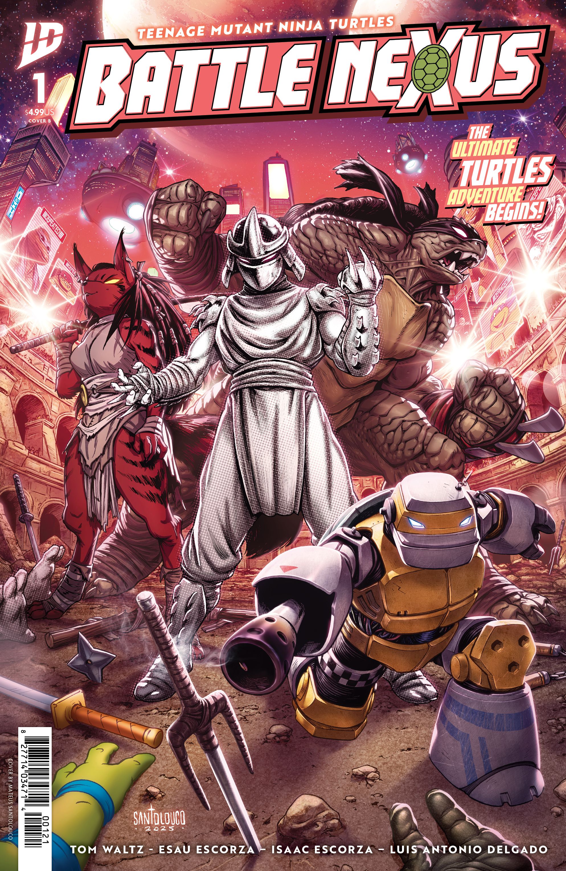 Teenage Mutant Ninja Turtles: Battle Nexus #1 (Santolouco Cover ...