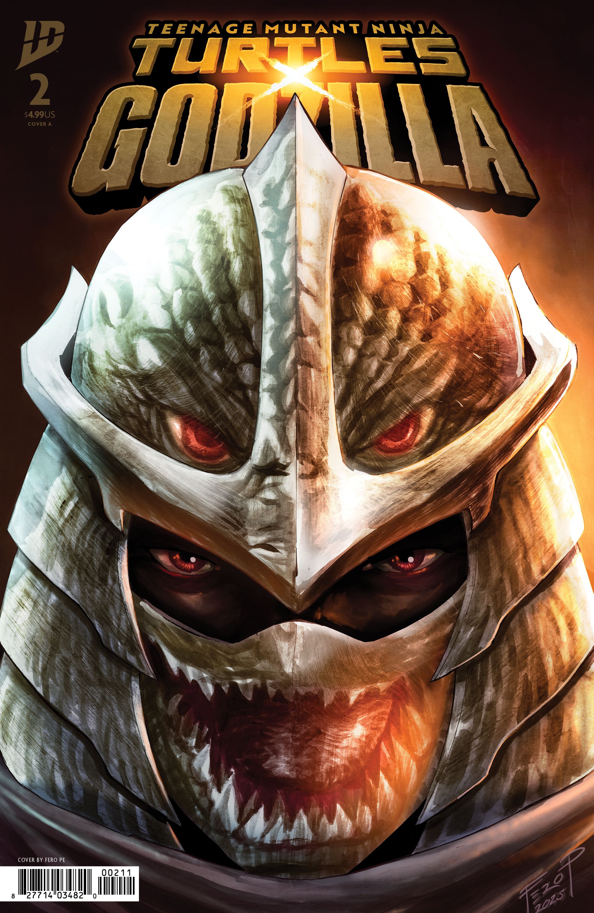 Teenage Mutant Ninja Turtles x Godzilla #2 (Pe Cover) | Fresh Comics