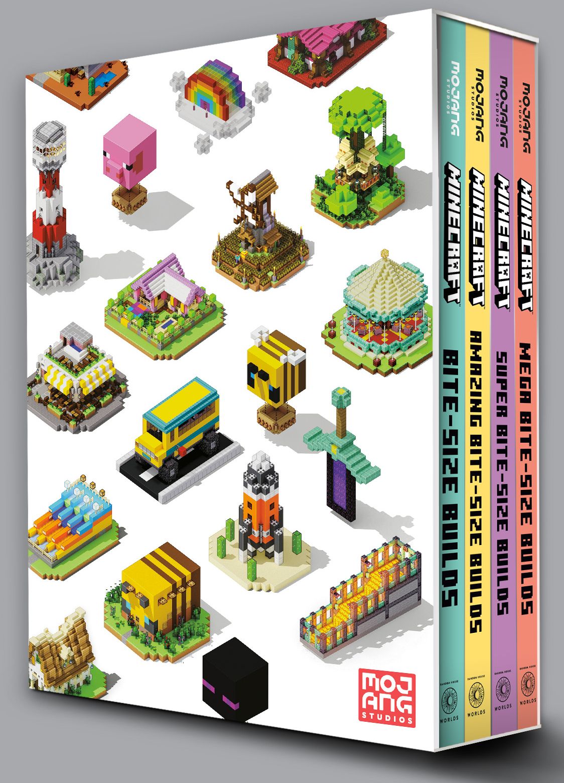 Minecraft: Bite-Size Builds Collection (4-Book Boxed Set) | Fresh Comics