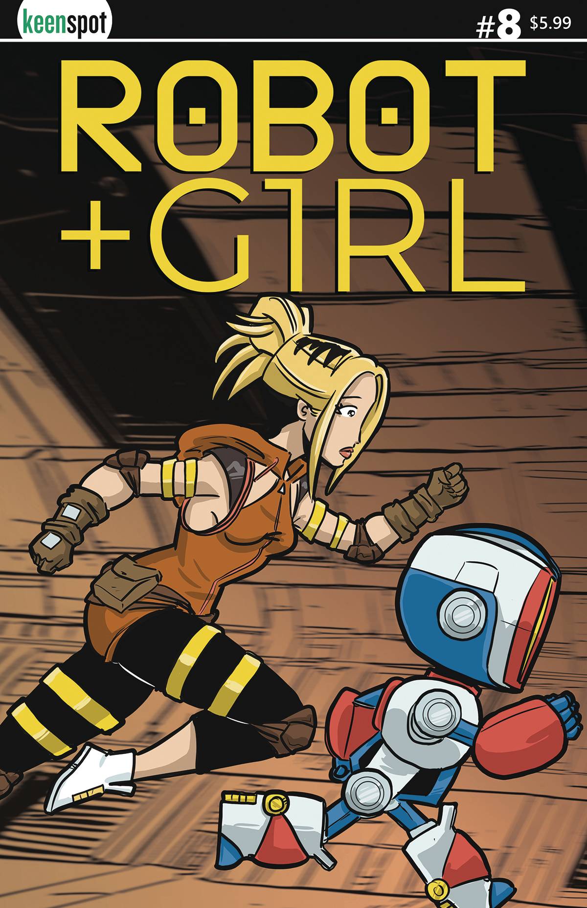 Robot + Girl #8 (Run For Their Lives Cover) | Fresh Comics