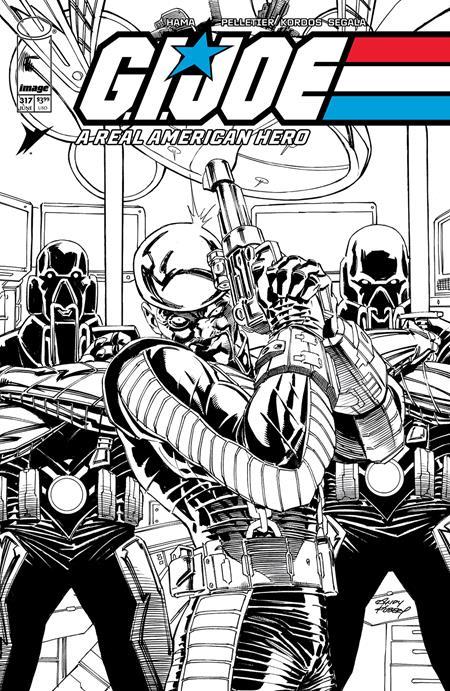 G.I. Joe: A Real American Hero #317 (Andy Kubert B&W Cover) | Fresh Comics