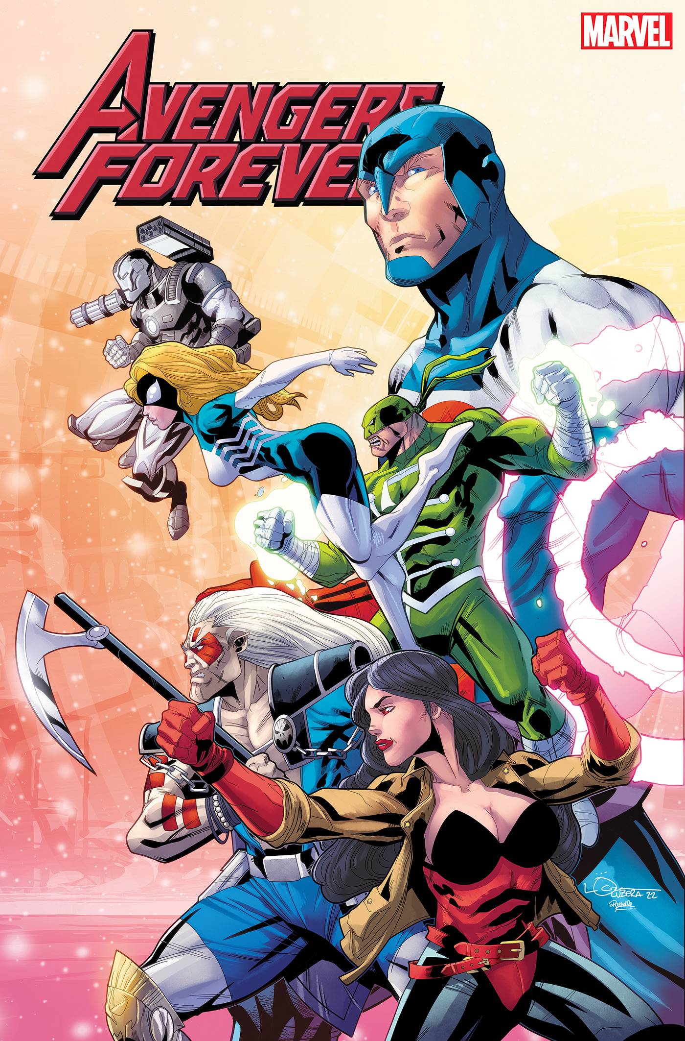 Avengers Forever #14 (Lubera '90s Avengers Assemble Connect Cover ...