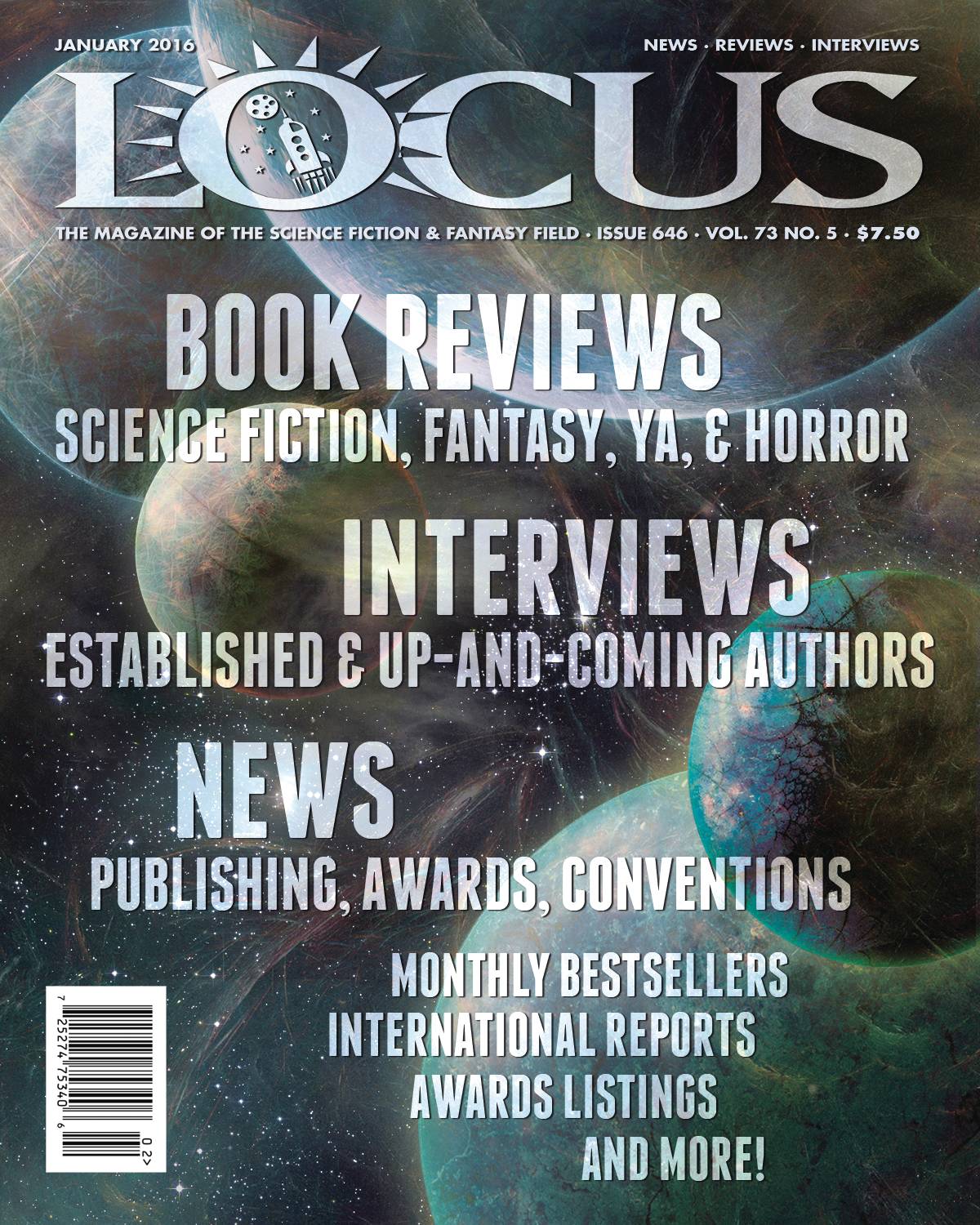 Locus Magazine #769: Vol. 94, No. 2 | Fresh Comics
