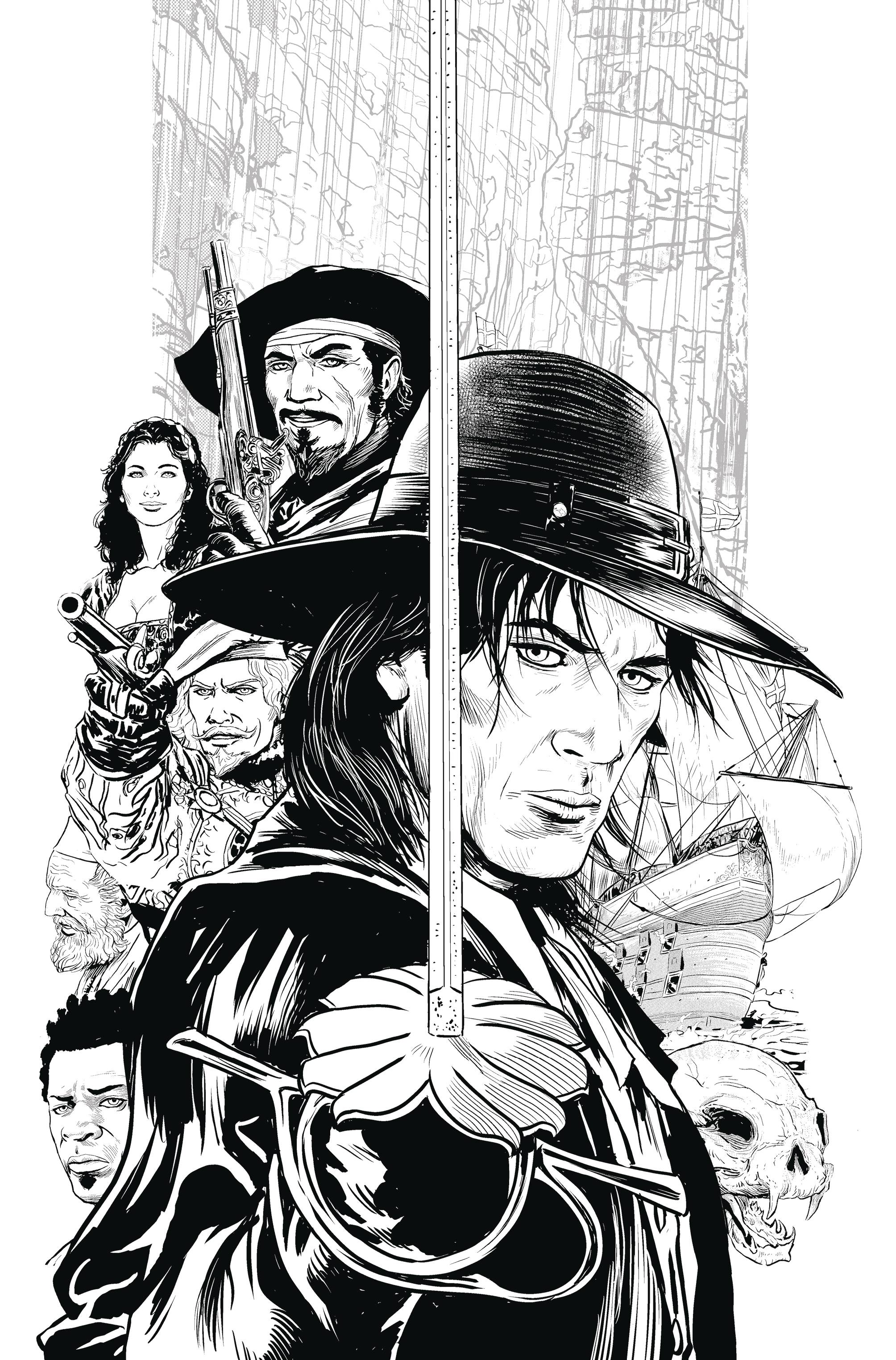 Solomon Kane: The Serpent Ring #1 (Zircher B&W Virgin Cover) | Fresh Comics