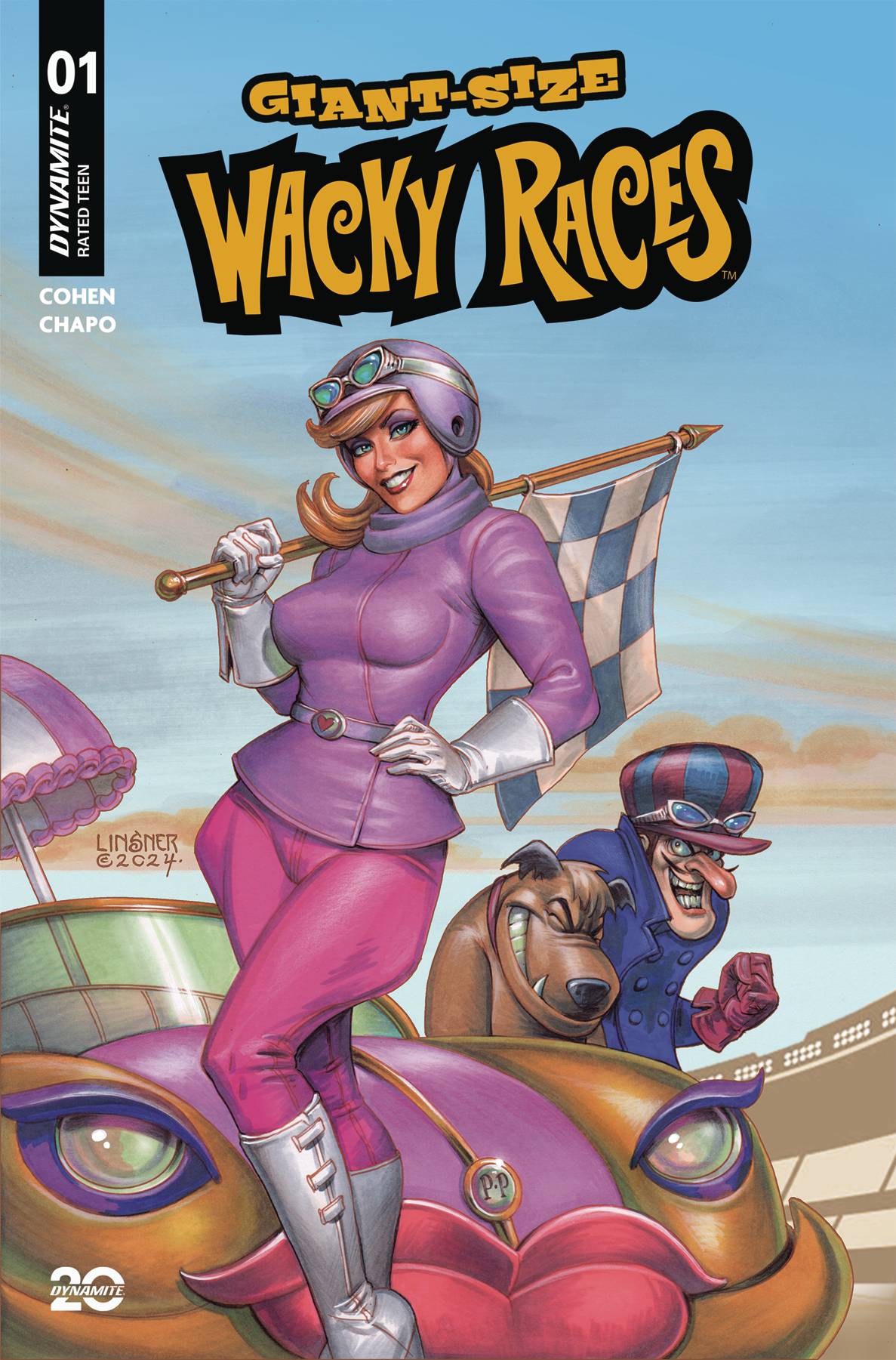Giant-Sized Wacky Races #1 (Linsner Cover) | Fresh Comics