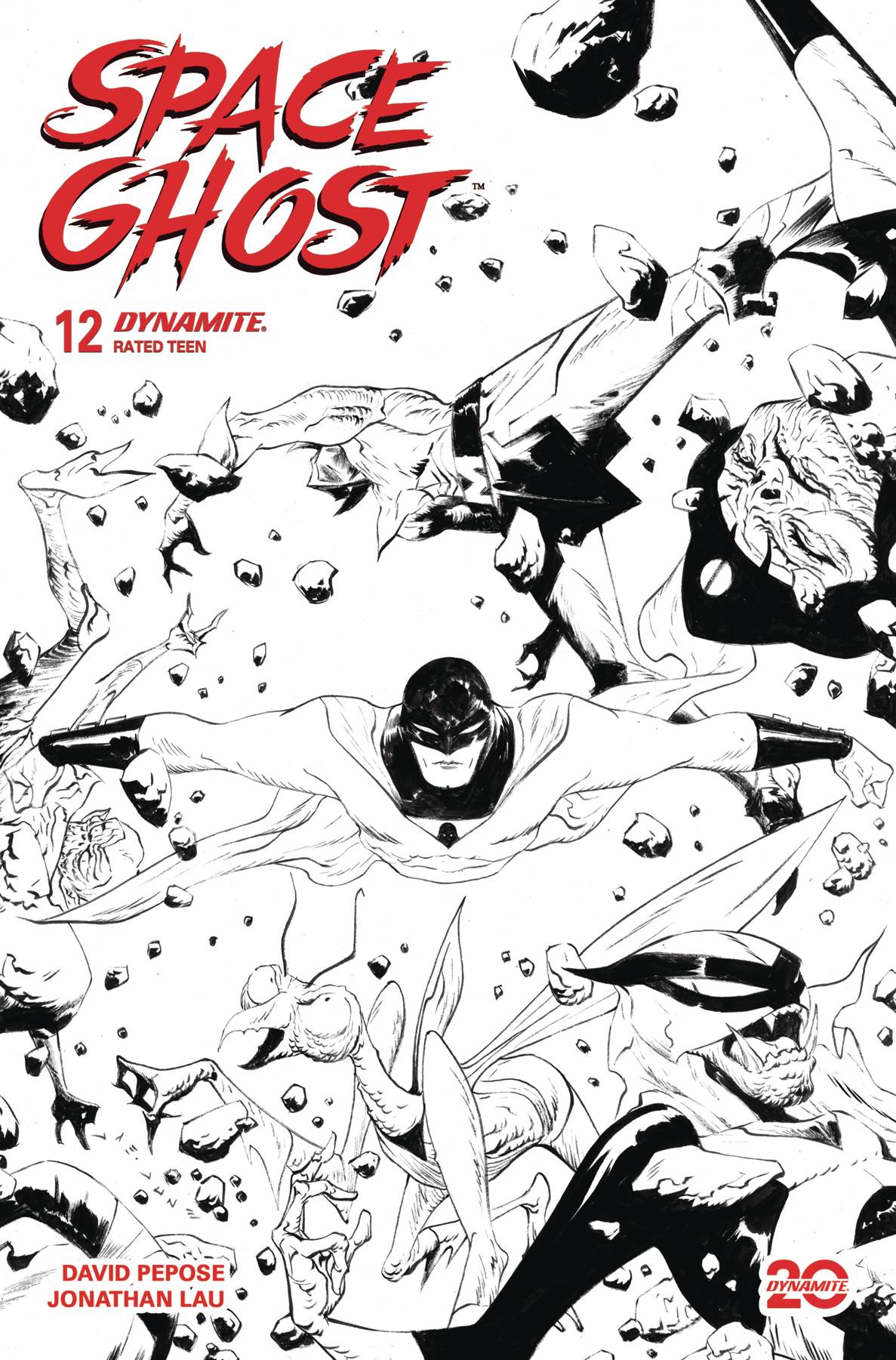 Space Ghost #12 (10 Copy Lee Line Art Cover) | Fresh Comics