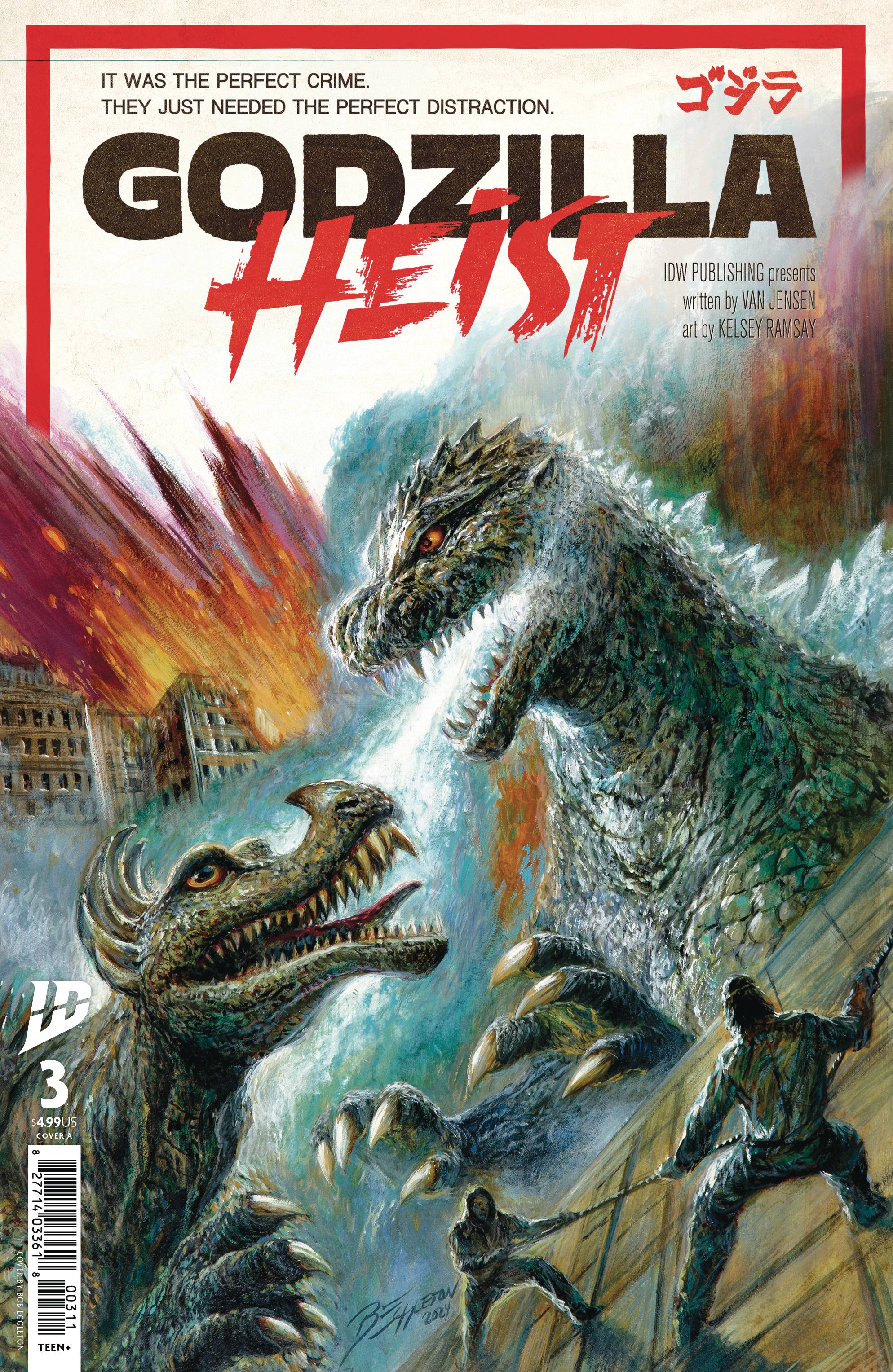 Godzilla: Heist #3 (Eggleton Cover) | Fresh Comics