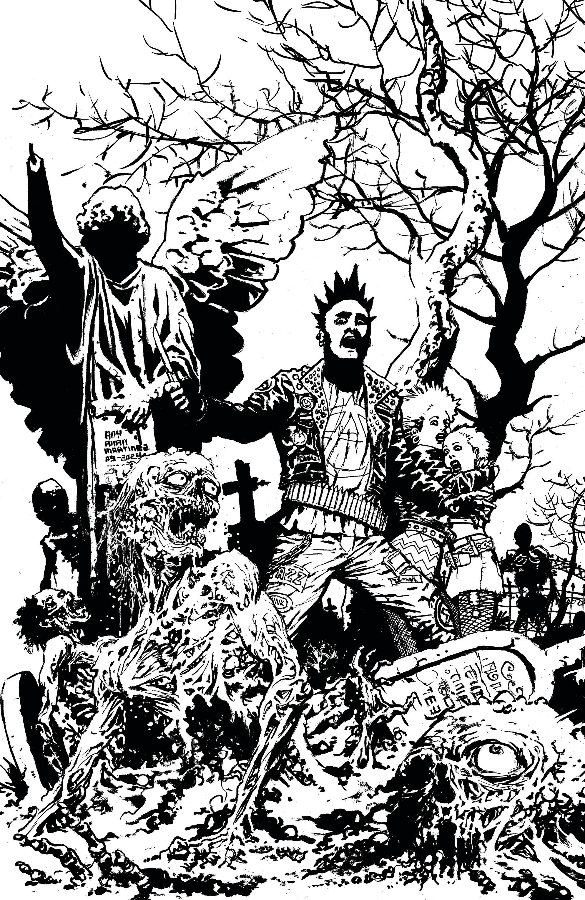 Return of the Living Dead #4 (B&W Martinez Cover) | Fresh Comics