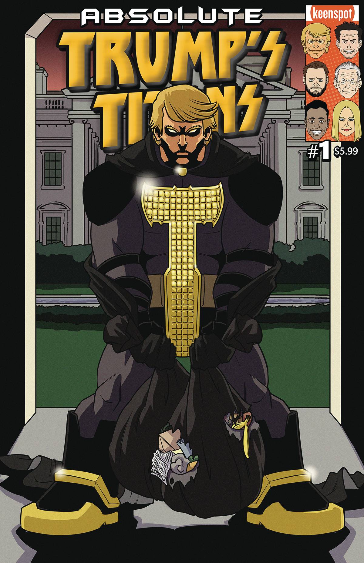 Absolute Trump's Titans #1 (Absolute Batman Parody Cover) | Fresh Comics