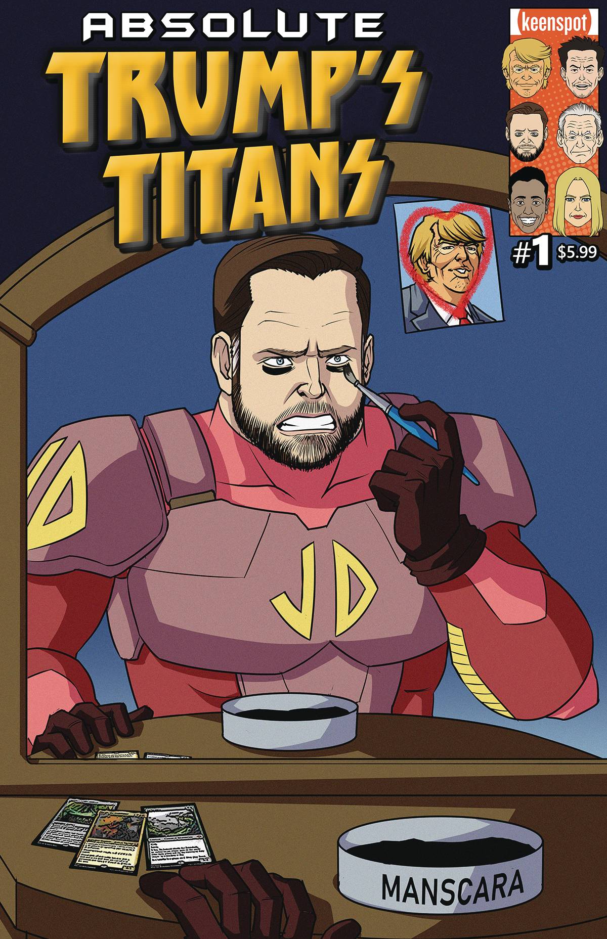 Absolute Trump's Titans #1 (Get Ready JD Vance Cover) | Fresh Comics