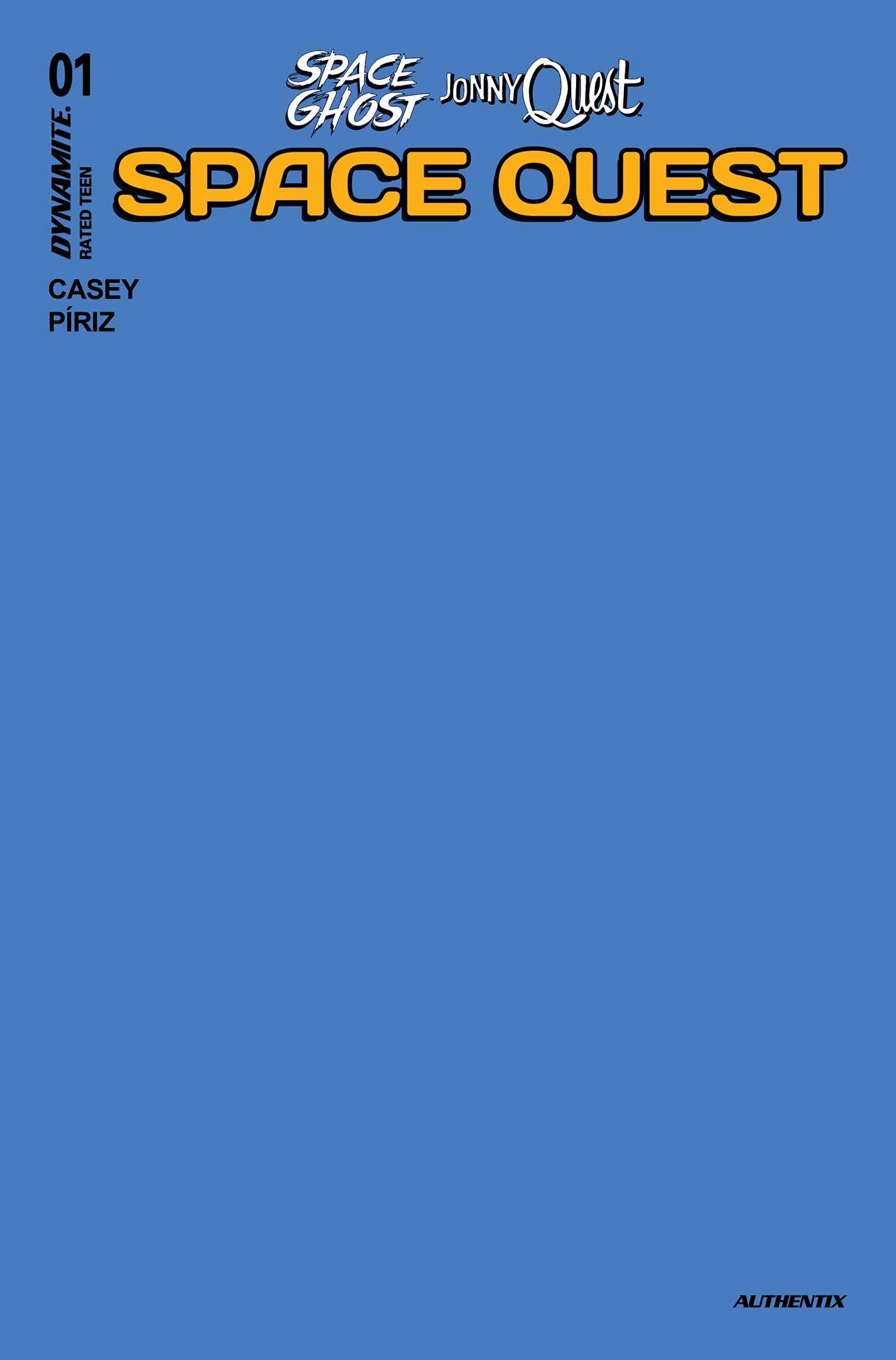 Space Ghost / Jonny Quest: Space Quest #1 (Bonus Blue Cover) | Fresh Comics