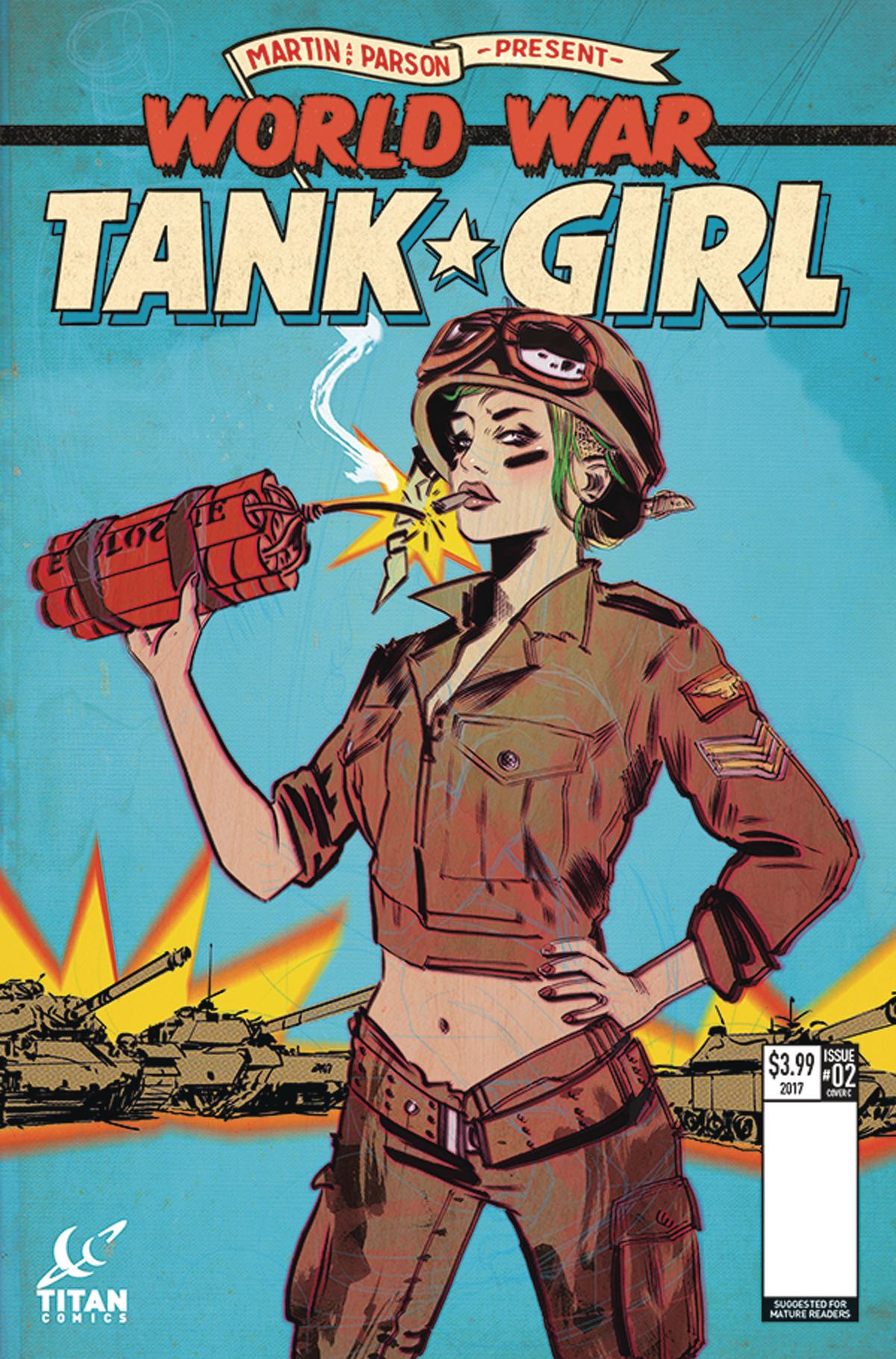 Tank Girl World War Tank Girl 2 Lotay Cover Fresh Comics Tank Girl World War Tank Girl 2 Lotay Cover Fresh Comics
