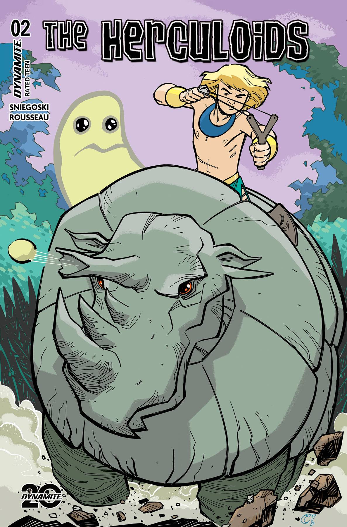 The Herculoids #2 (10 Copy Rousseau Development Art Cover) | Fresh Comics
