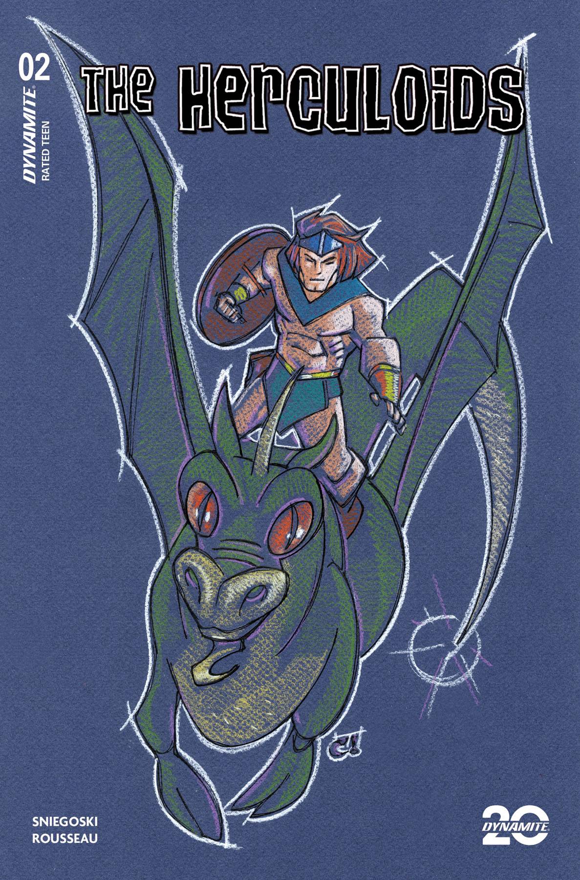 The Herculoids #2 (10 Copy Rousseau Pastel Art Cover) | Fresh Comics