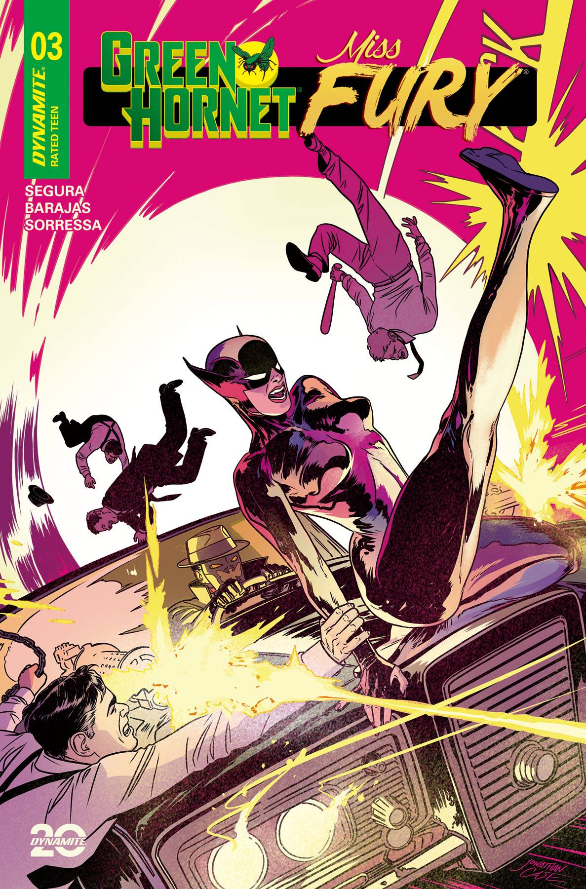 Green Hornet / Miss Fury #3 (Case Cover) | Fresh Comics