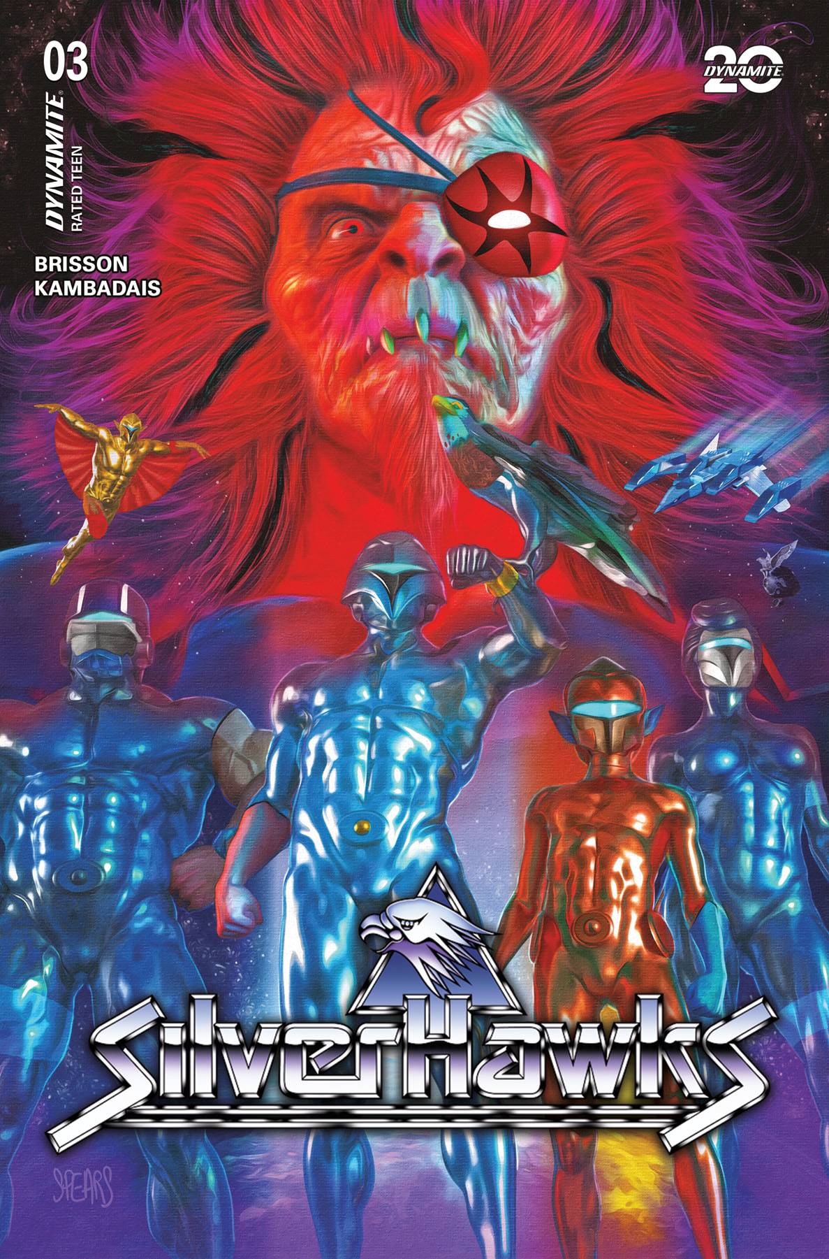SilverHawks #3 (Spears Cover) | Fresh Comics