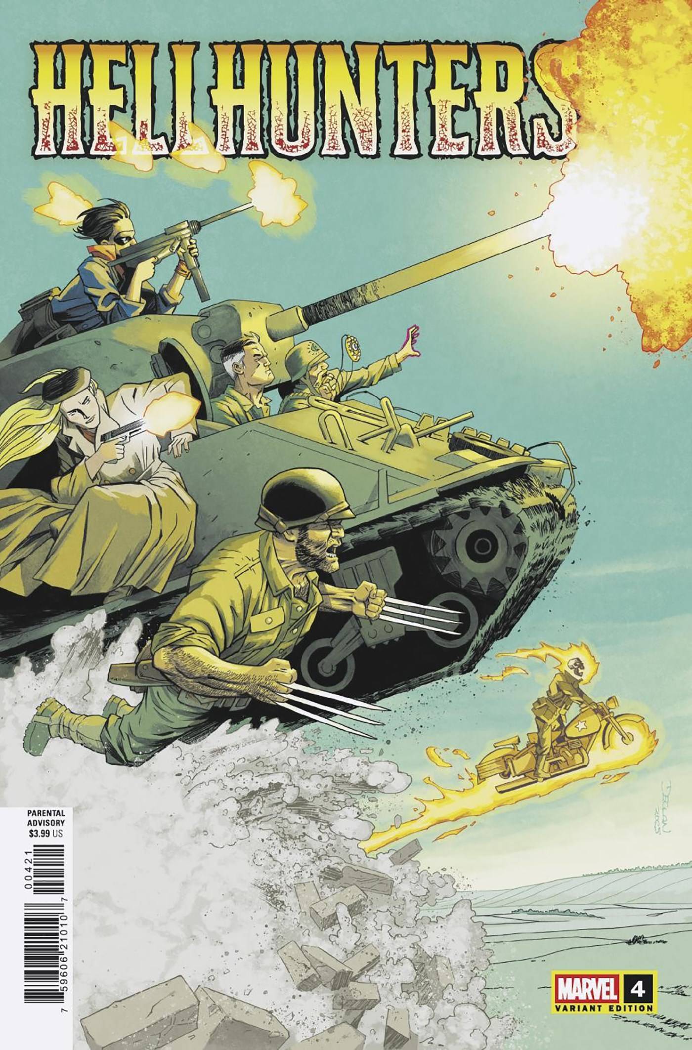 Hellhunters #4 (Declan Shalvey Cover) | Fresh Comics