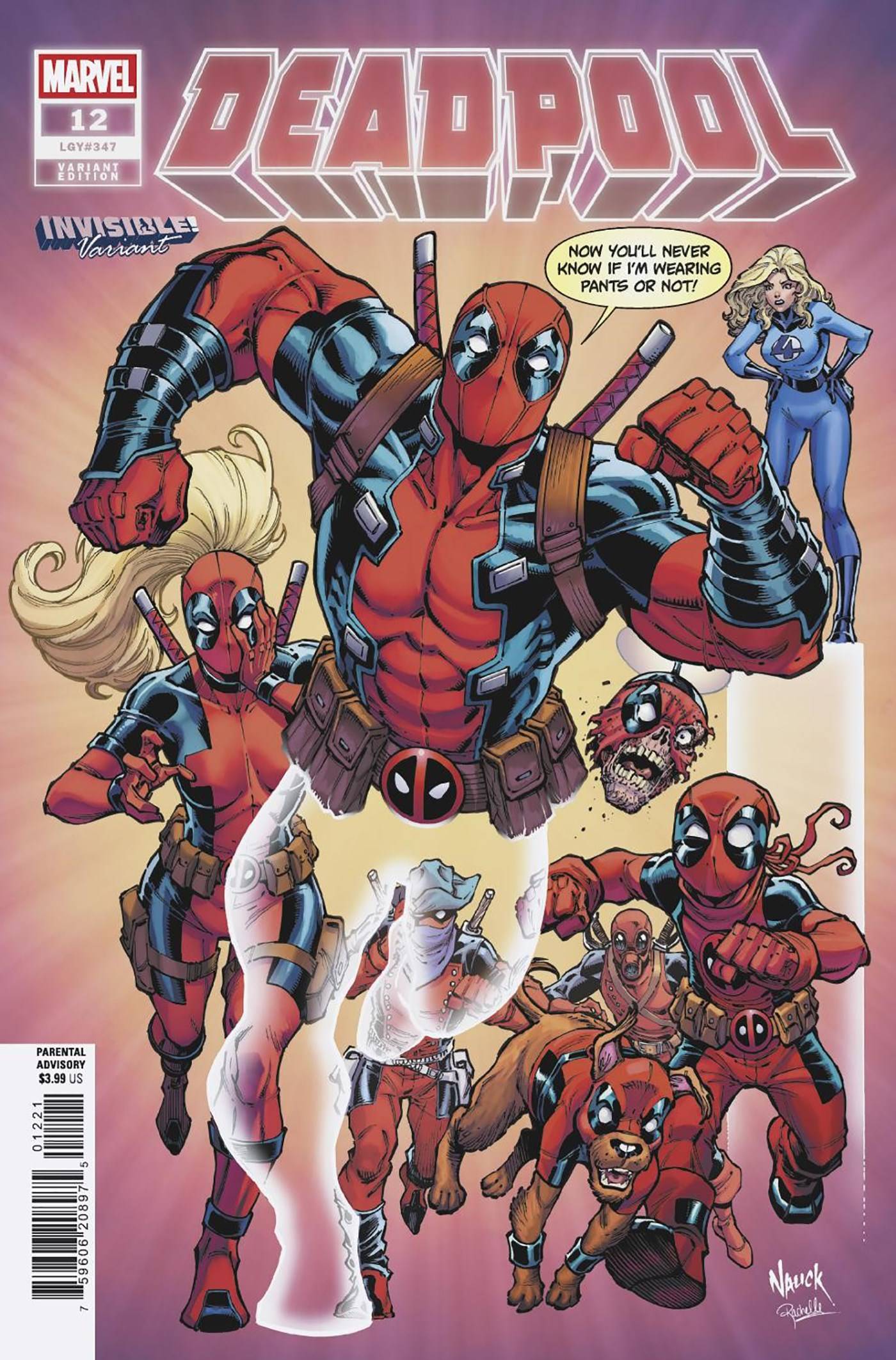 Deadpool #12 (Todd Nauck Invisible Cover) | Fresh Comics