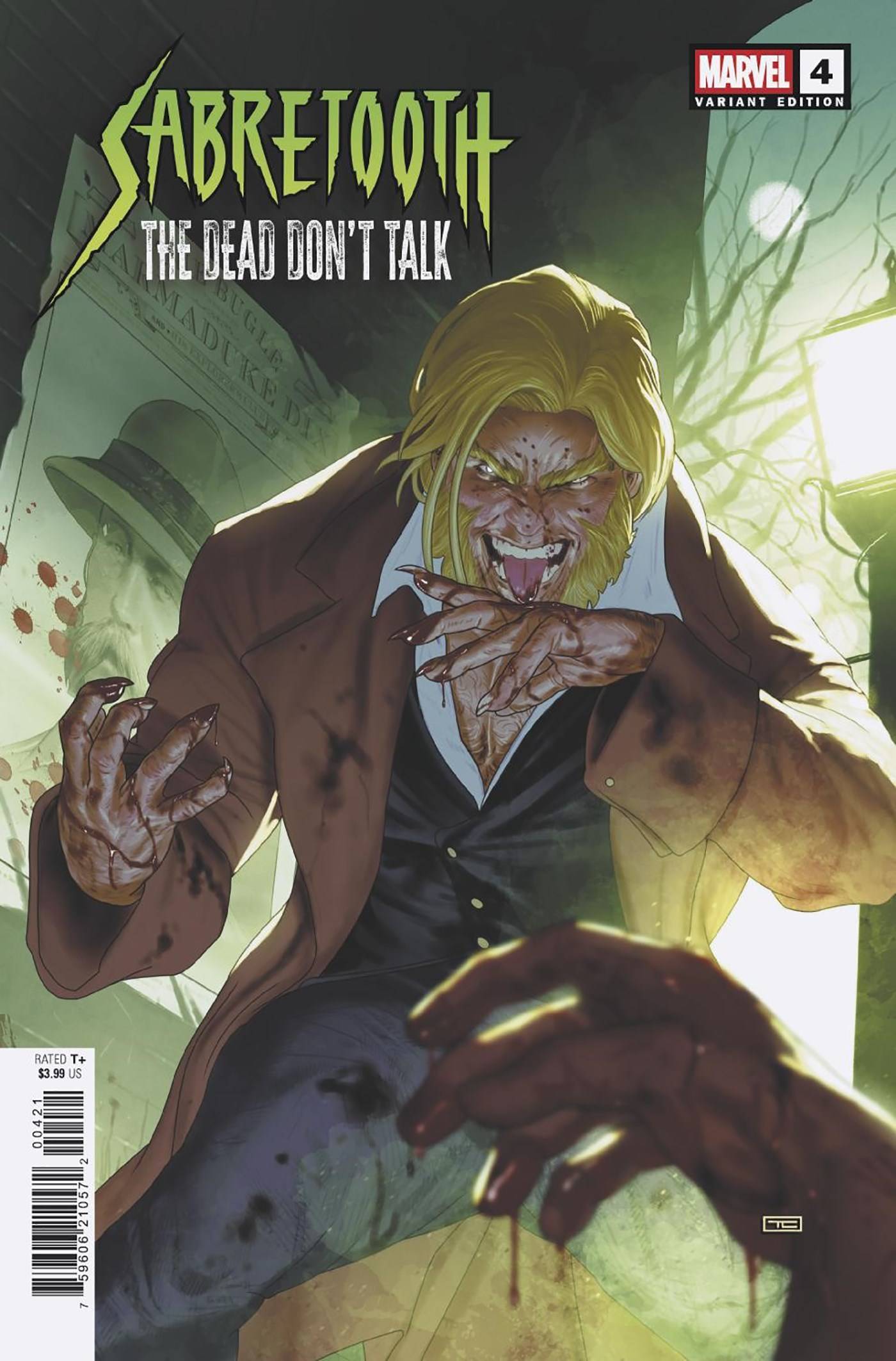 Sabretooth: The Dead Don't Talk #4 (Taurin Clarke Cover) | Fresh Comics