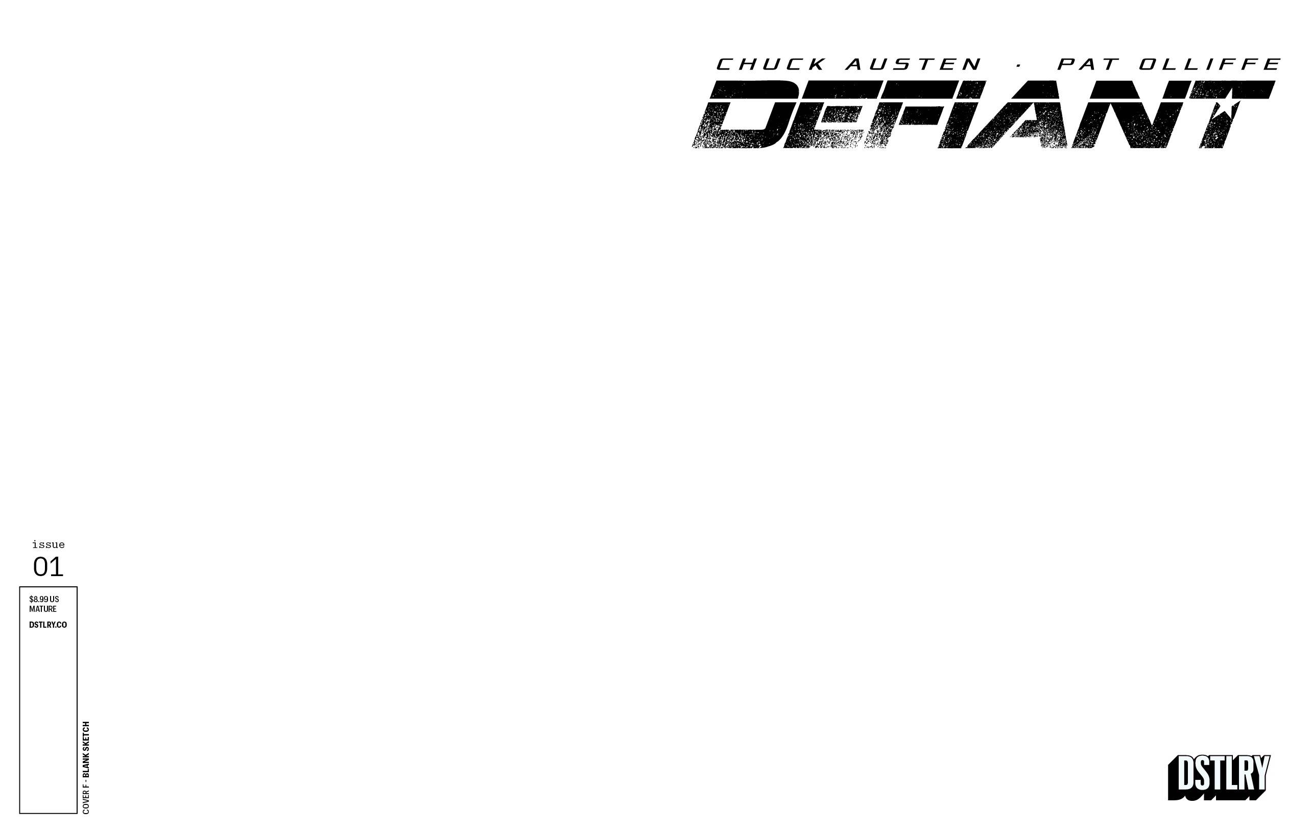 Defiant #1 (Sketch Cover) | Fresh Comics