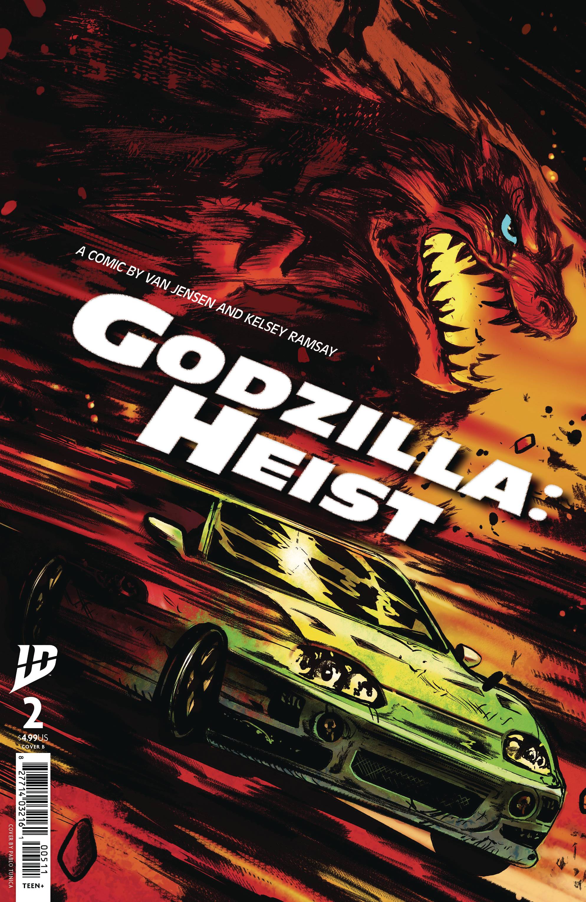 Godzilla: Heist #2 (Tunica Cover) | Fresh Comics