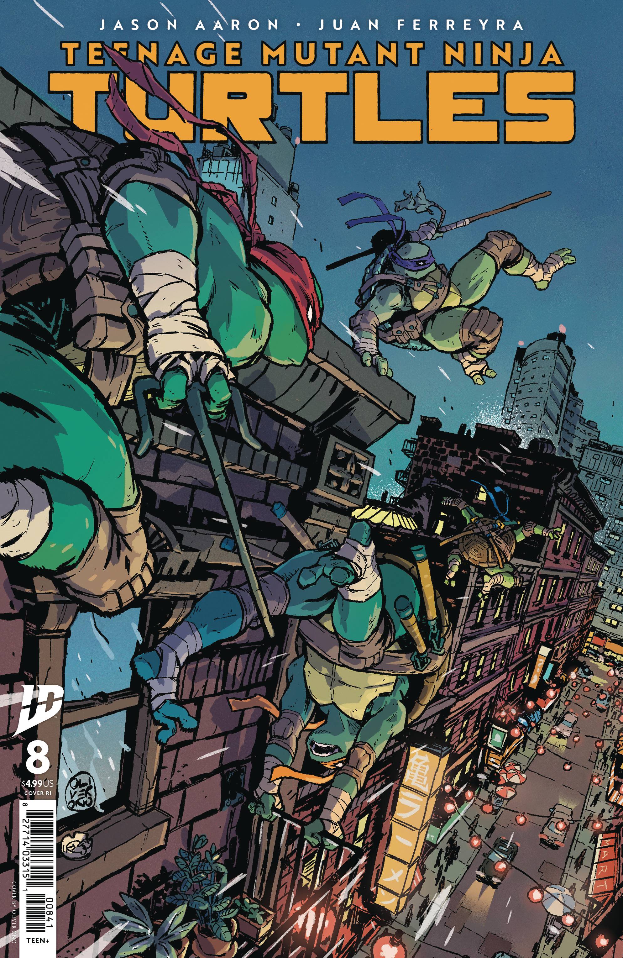 Teenage Mutant Ninja Turtles #8 (10 Copy Ono Cover) | Fresh Comics
