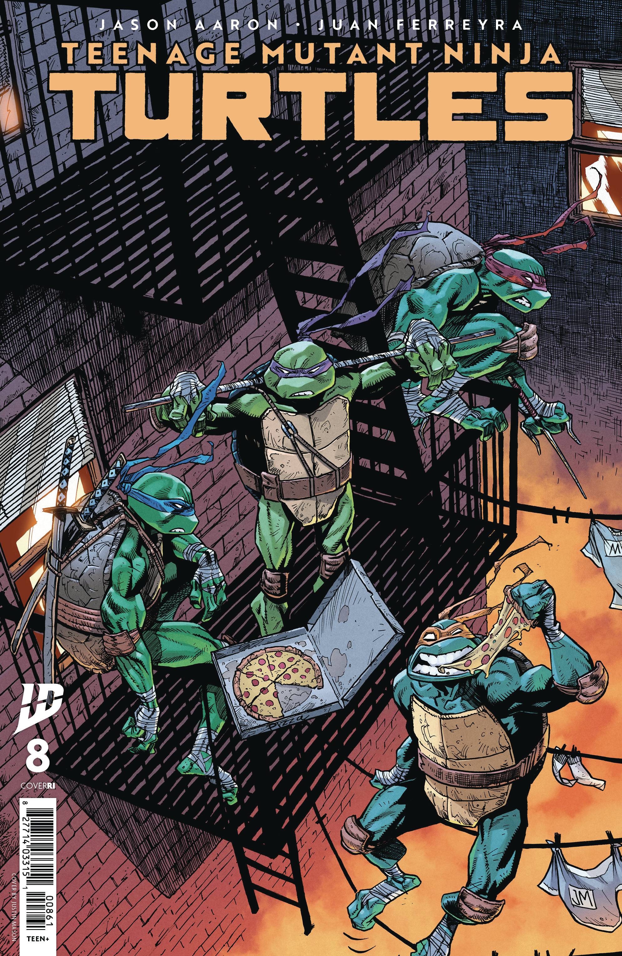 Teenage Mutant Ninja Turtles #8 (50 Copy Mason Cover) | Fresh Comics