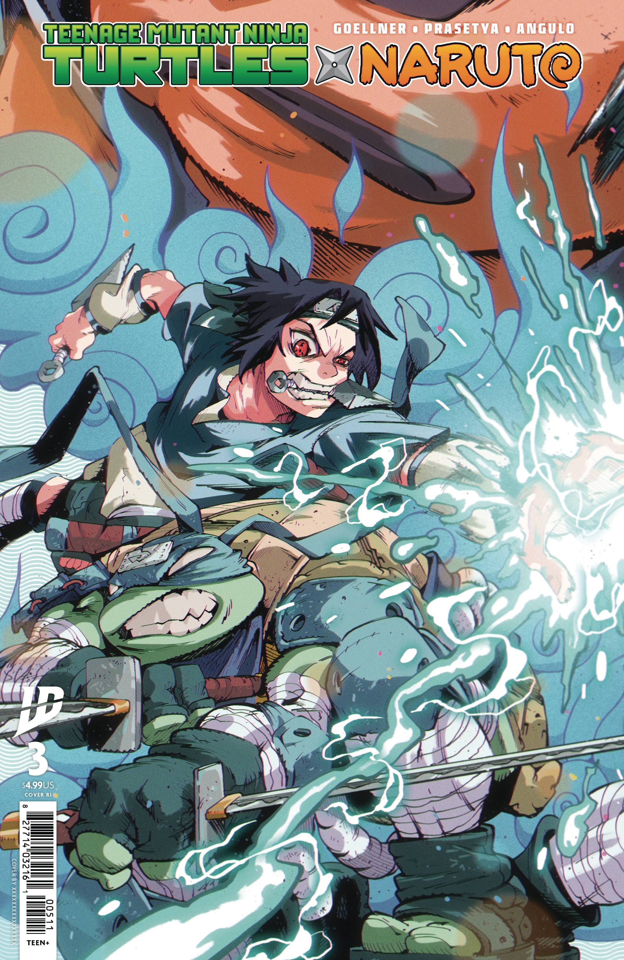 Teenage Mutant Ninja Turtles x Naruto #3 (75 Copy Ortiz Cover) | Fresh Comics