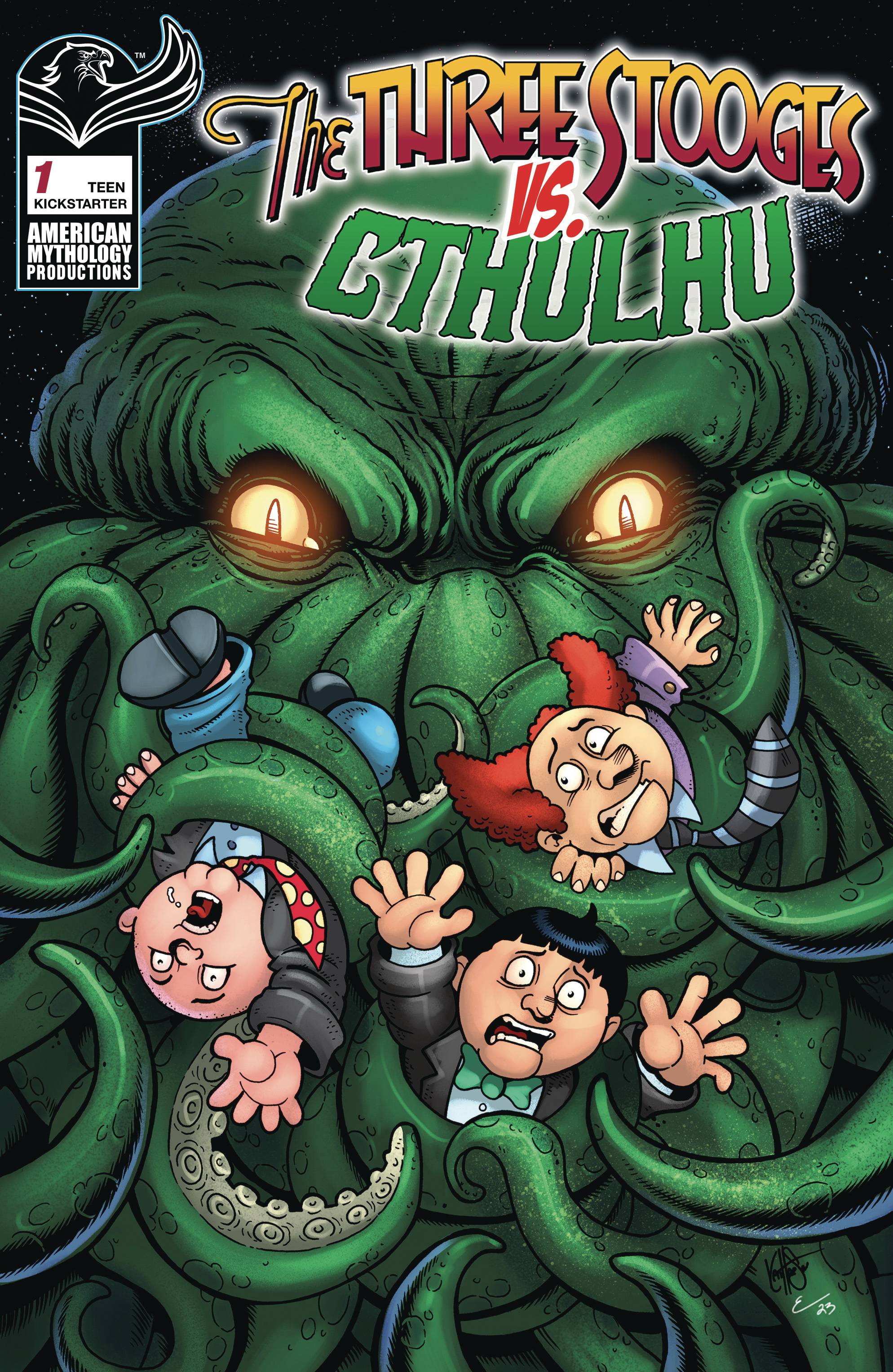 The Three Stooges vs. Cthulhu #1 (Goldberg & Rodionoff Signed Cover ...