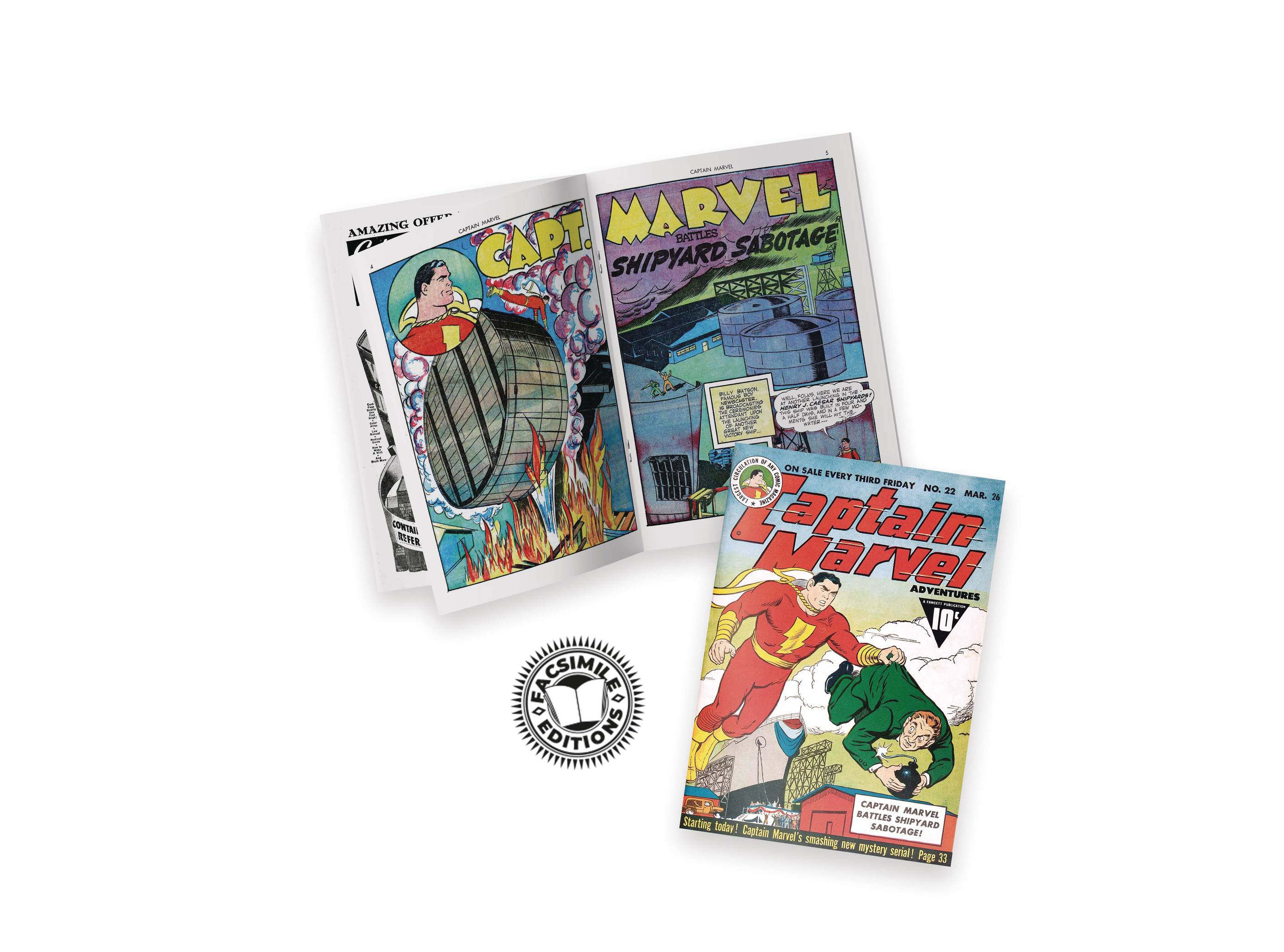Captain Marvel Adventures #22 (Facsimile Edition) | Fresh Comics