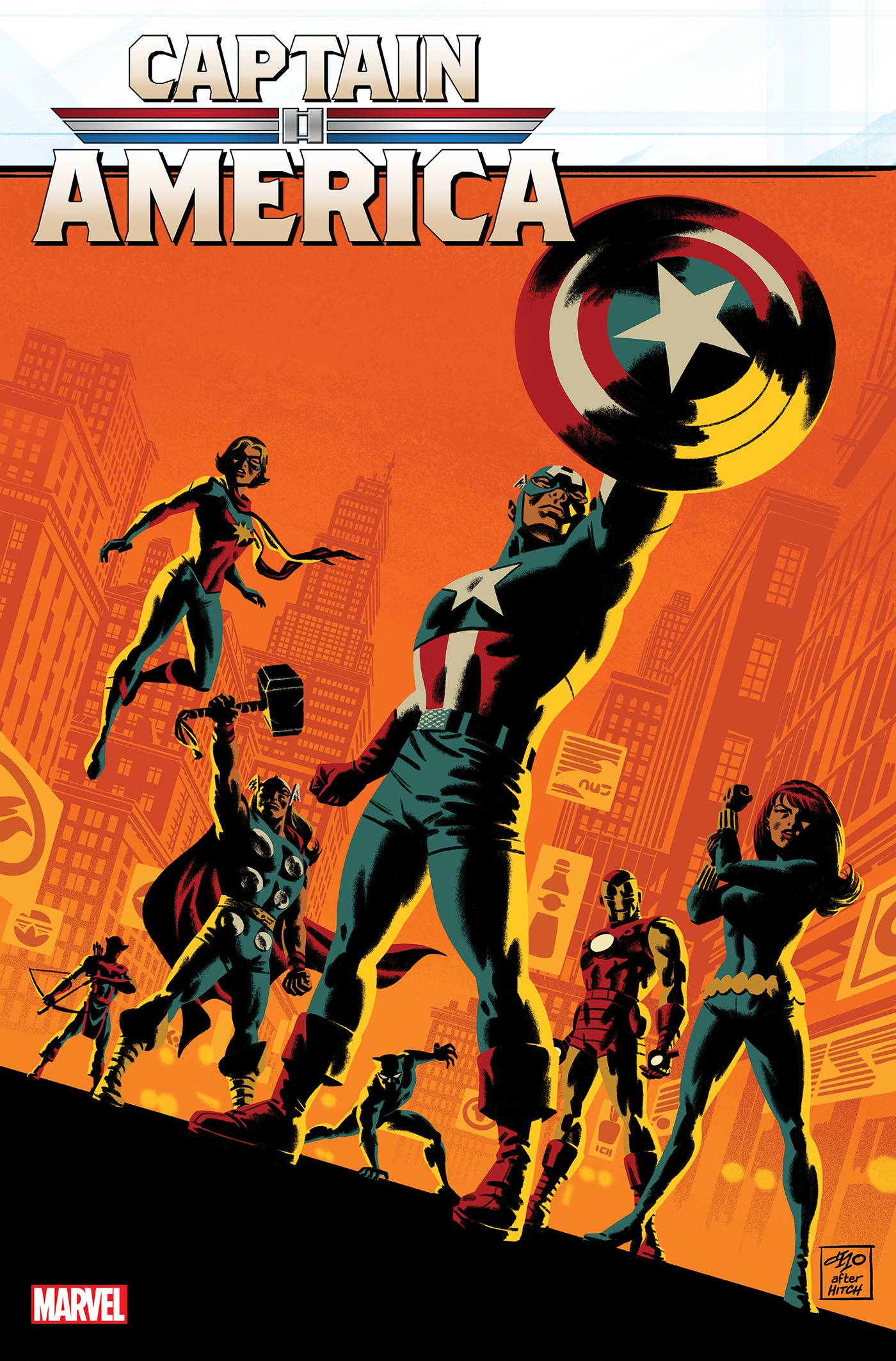 Captain America #1 (Michael Cho Avengers 60th Anniversary Cover ...