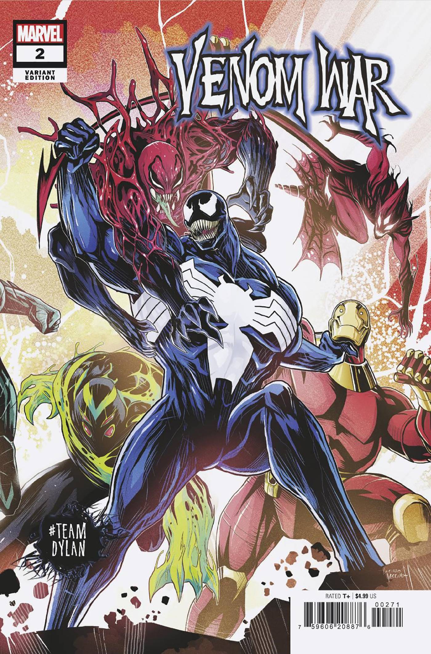Venom War #2 (Luciano Vecchio Team Dylan Cover) | Fresh Comics