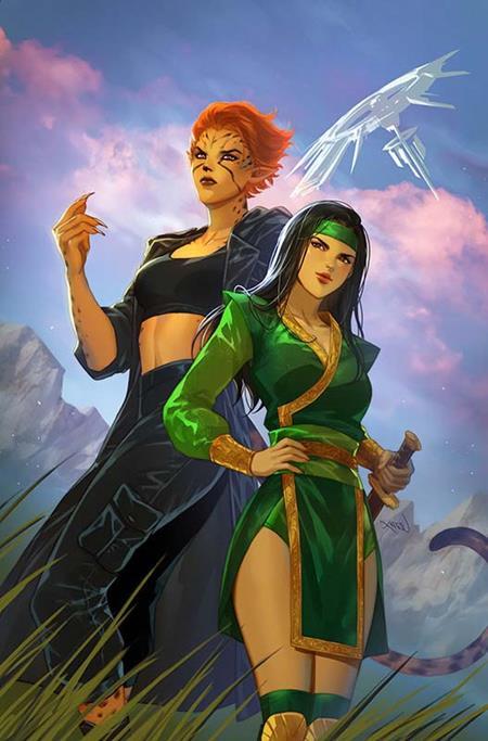 Cheetah and Cheshire Rob the Justice League #1 (Lesley Leirix Li Card ...