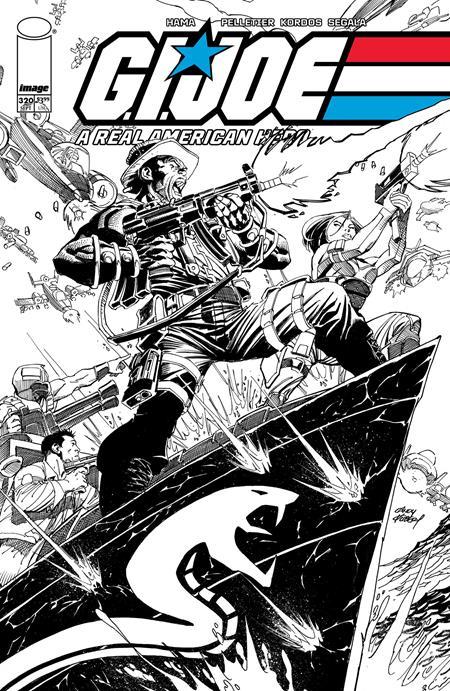 G.I. Joe: A Real American Hero #320 (Andy Kubert B&W Cover) | Fresh Comics